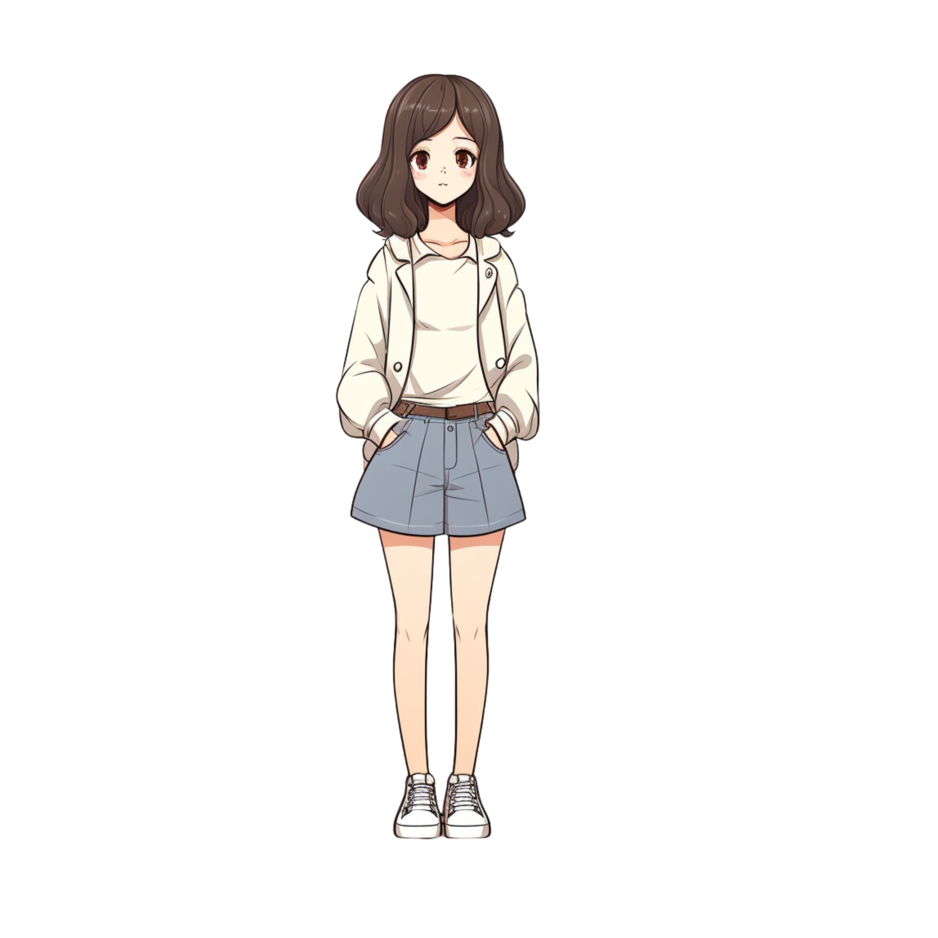 Korean Cartoon Girl Drawing