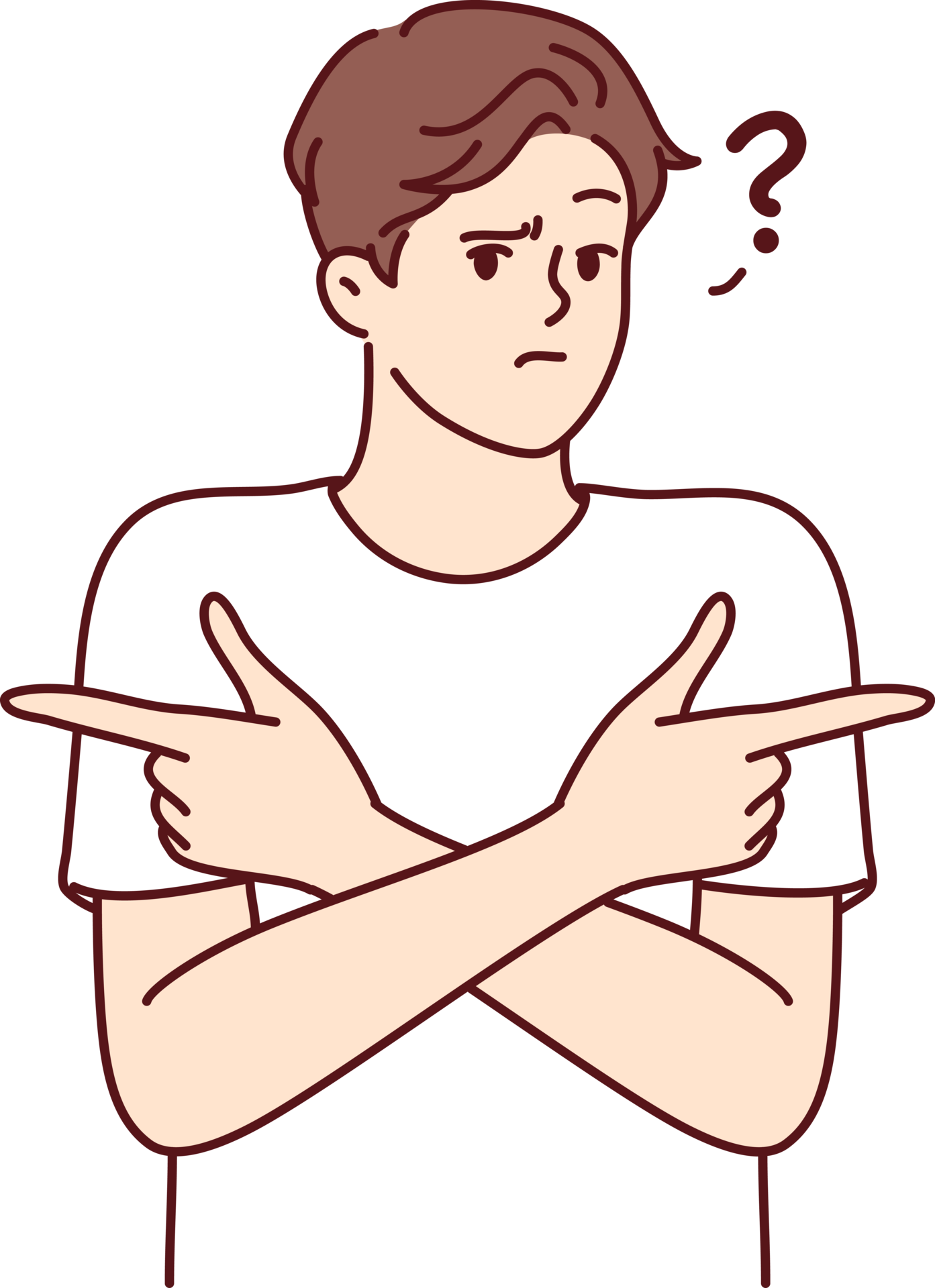 Puzzled man pointing fingers in different directions doubtful trying to ... Puzzled man pointing fingers in different directions doubtful trying to ...