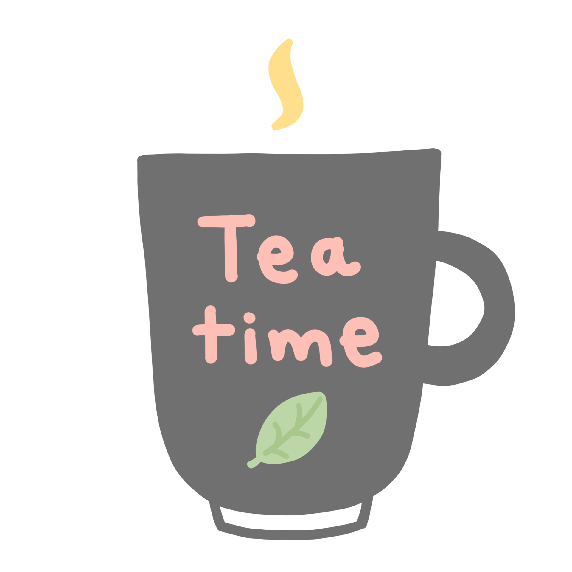 Cute and happy tea time 24656998 PNG