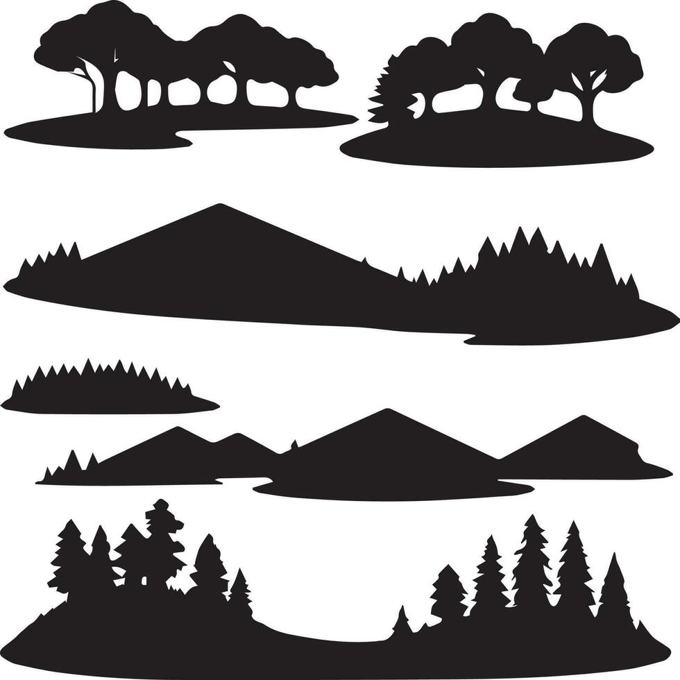 This is a pine tree vector illustration, pine tree vector 24657232 ...