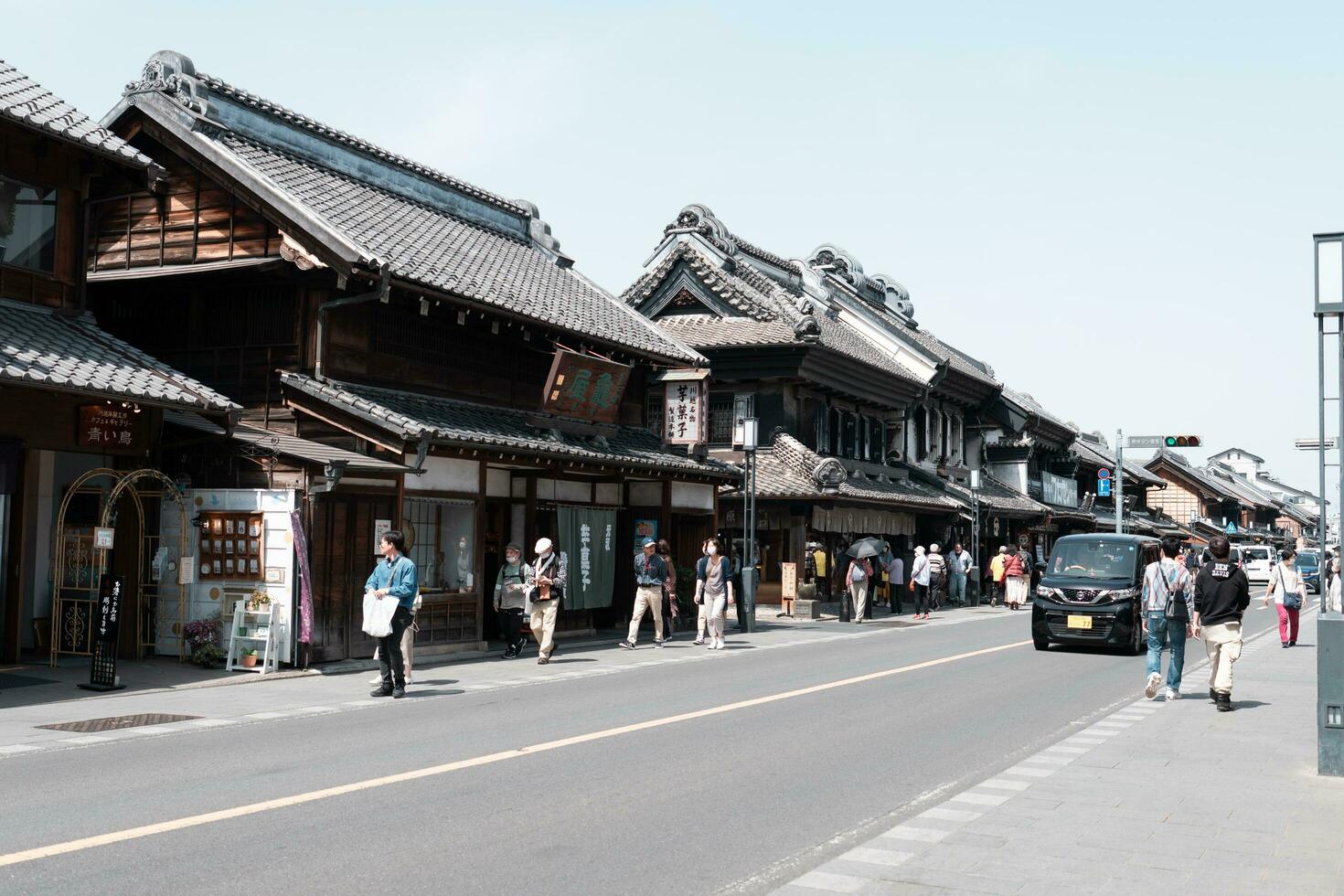 KAWAGOE, JAPAN - APRIL 11, 2023 Tourist walking at Kanetsuki Street 24658413 Stock Photo at Vecteezy