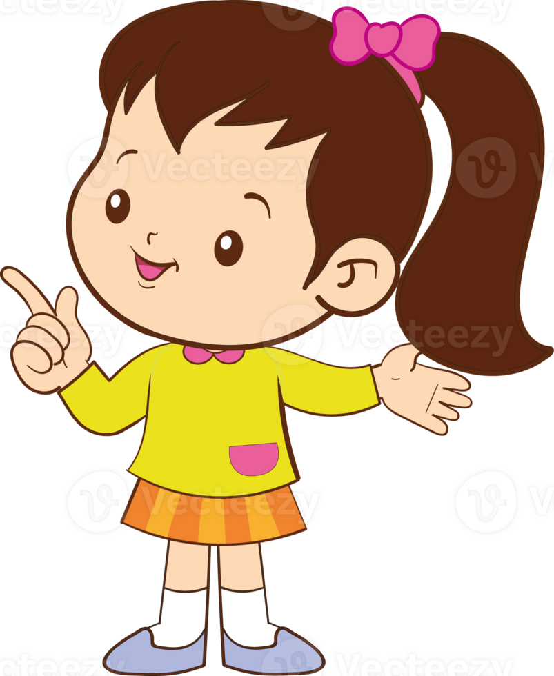 cute little children girl or kids cartoon character 24659413 PNG