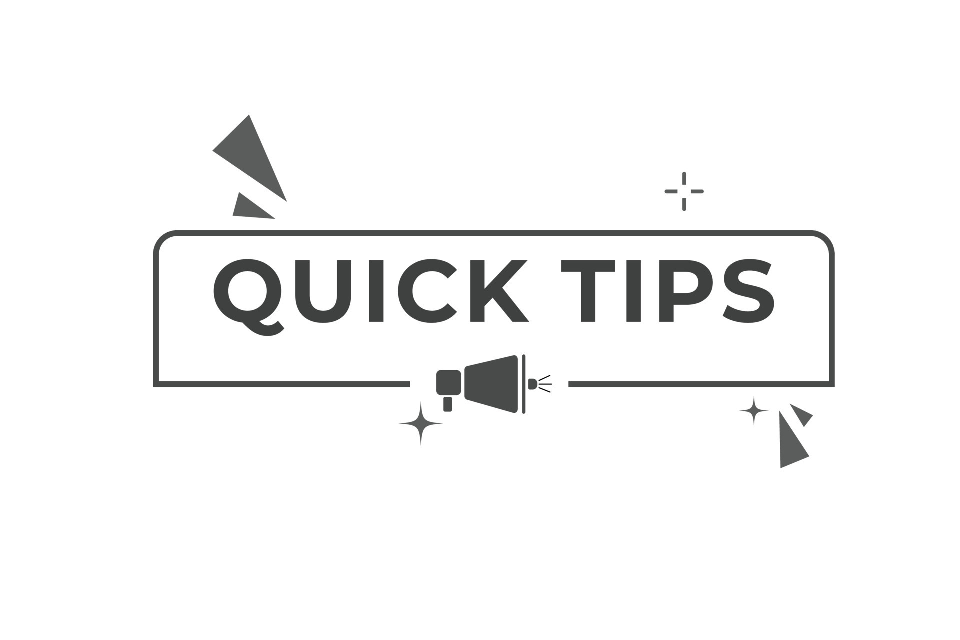 Quick Tips Button. Speech Bubble, Banner Label Quick Tips 24663445 ... Quick Tips Button. Speech Bubble, Banner Label Quick Tips 24663445 ...