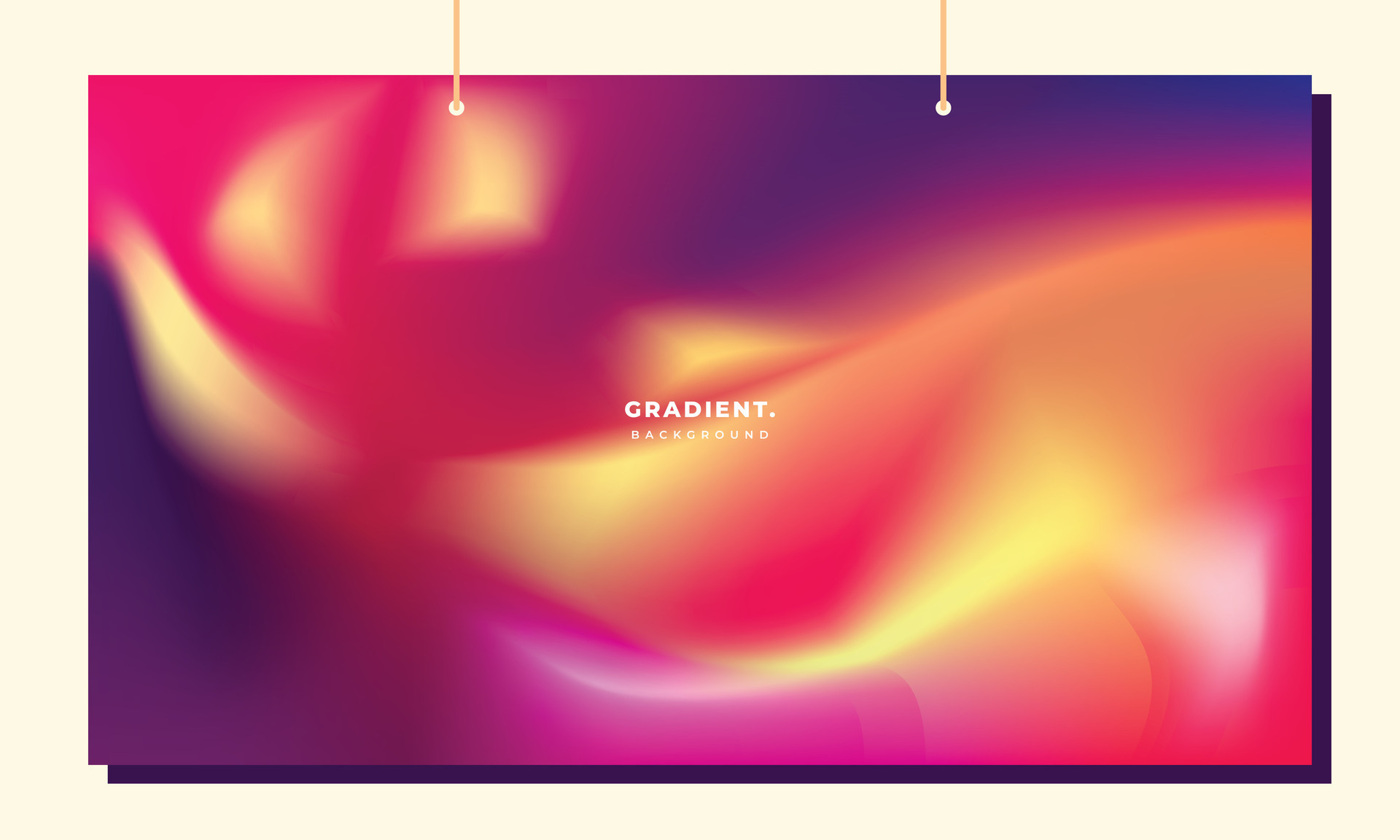 Colorful Fluid Gradient Mesh Background Template Copy Space Suitable For Poster Banner
