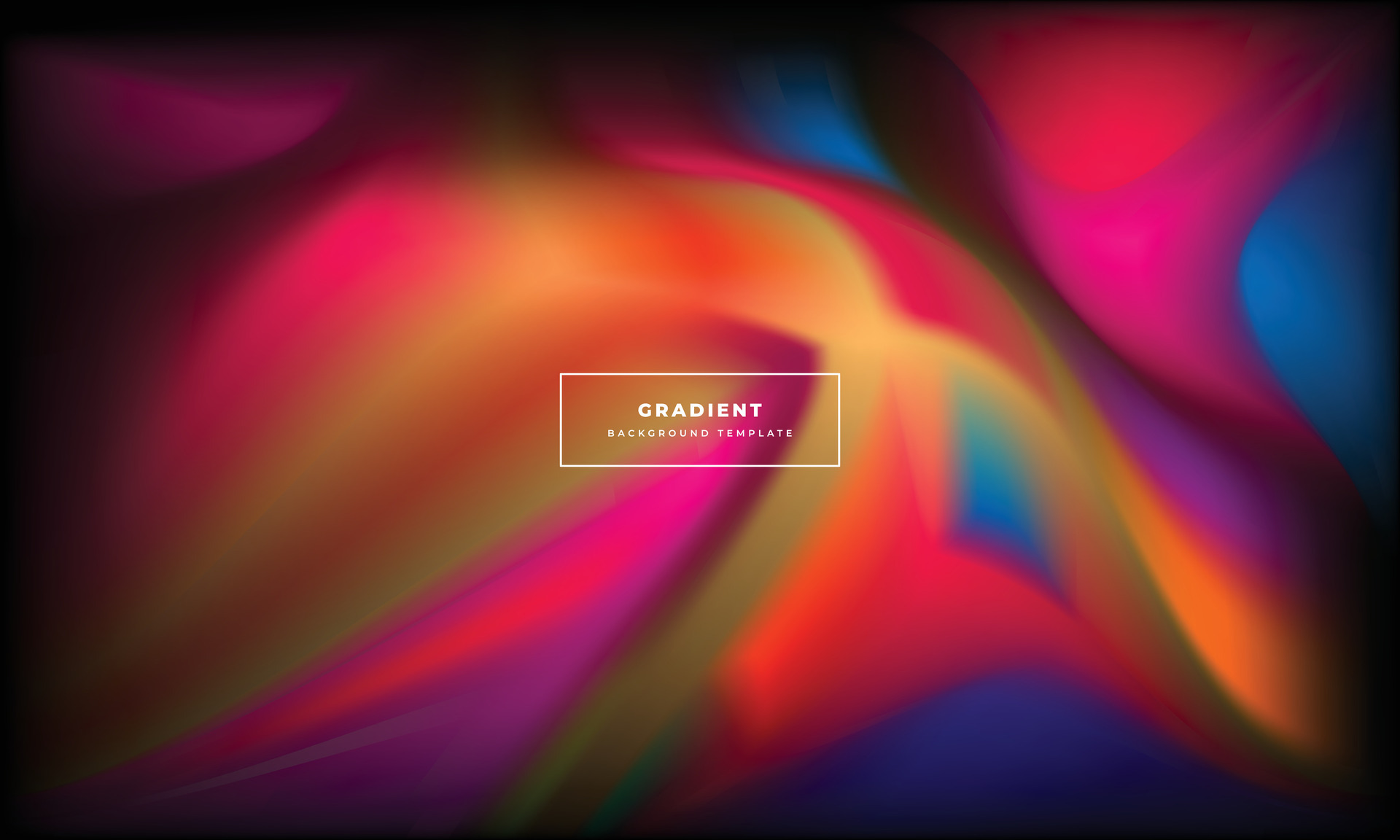 Colorful Fluid Gradient Mesh Background Template Copy Space Suitable