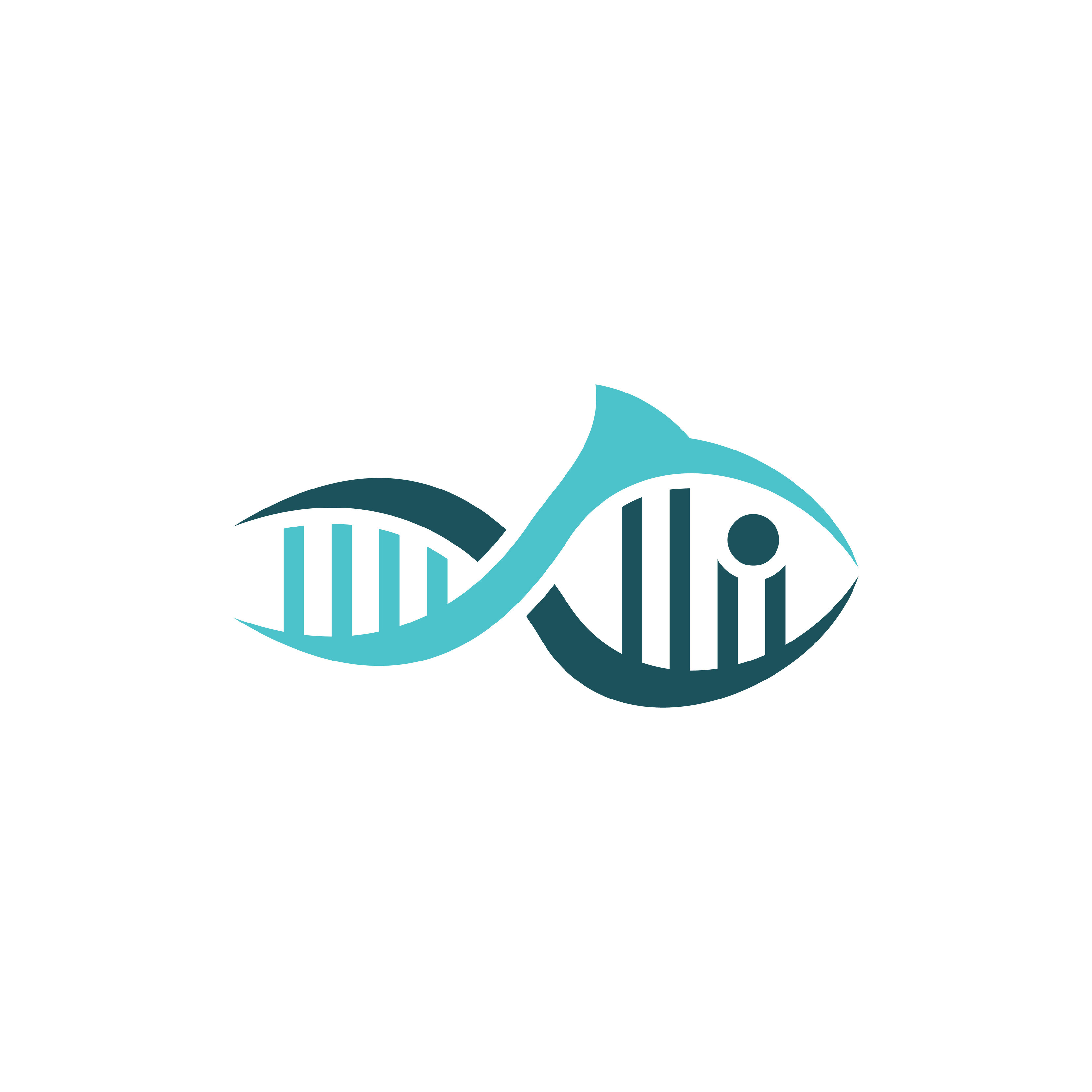 pescado adn logo símbolo, adn pescado logo modelo para usted compañía, logo diseño modelo ...