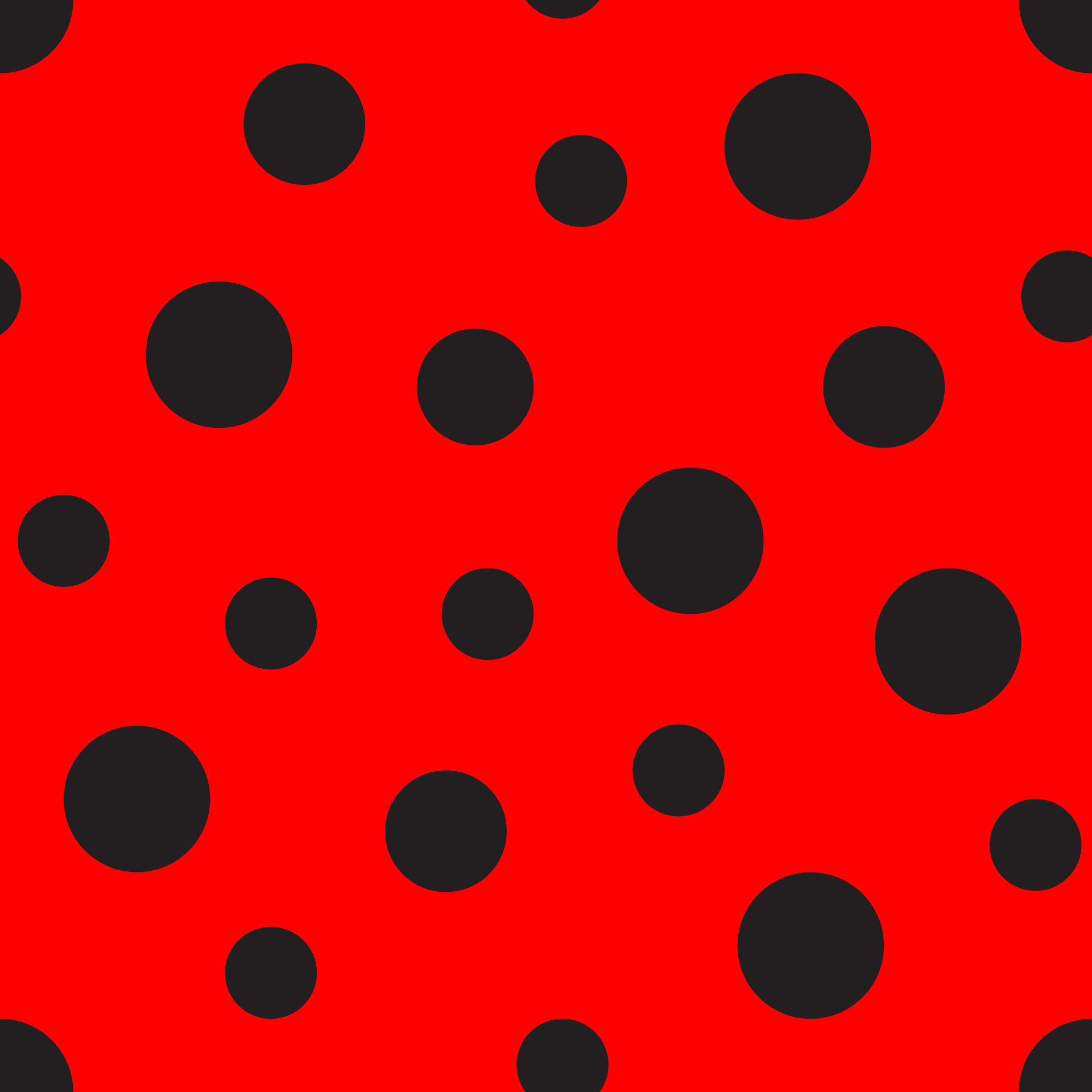 Ladybug seamless vector pattern. Seamless pattern with red background ...