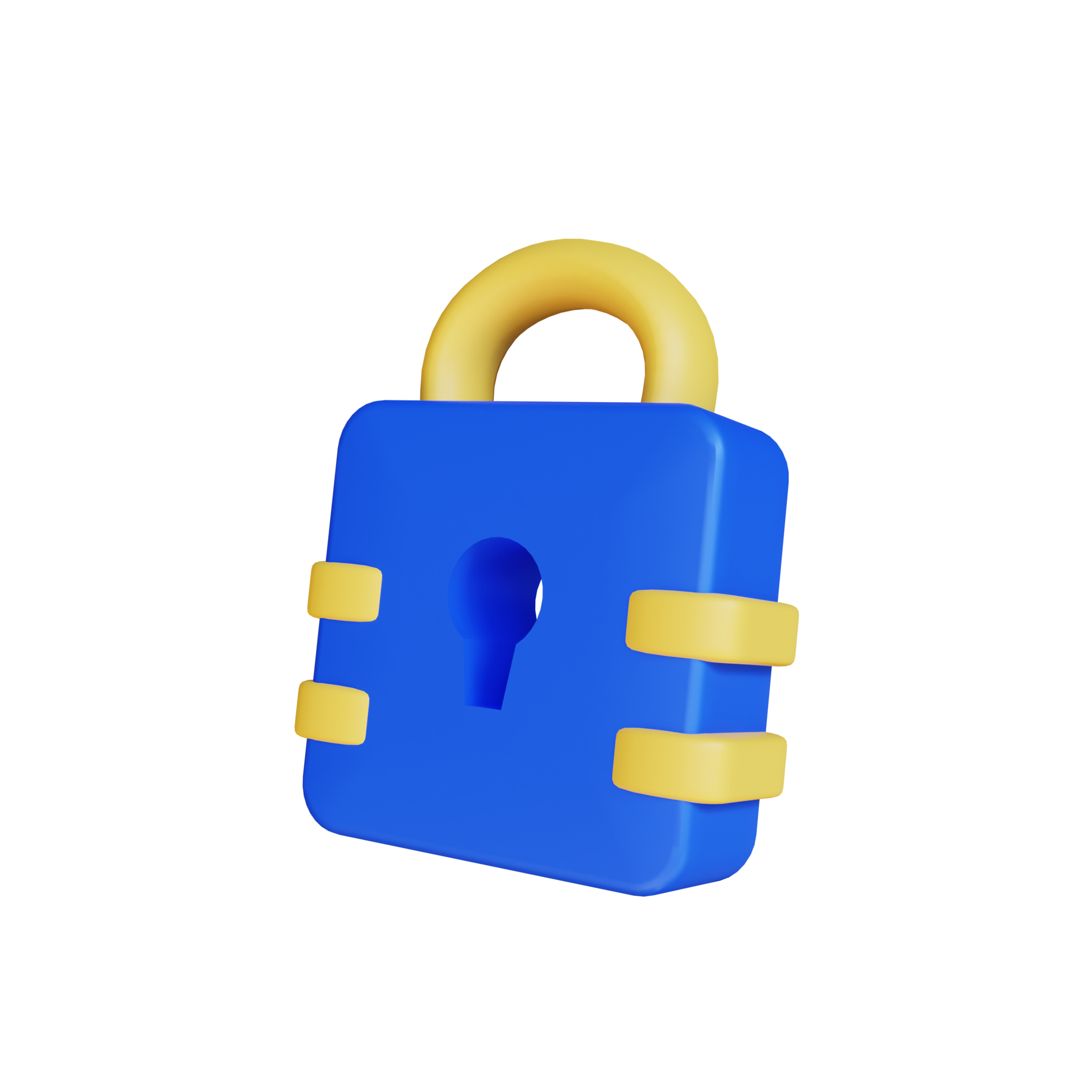 3D Locked Icon Object 24673392 PNG