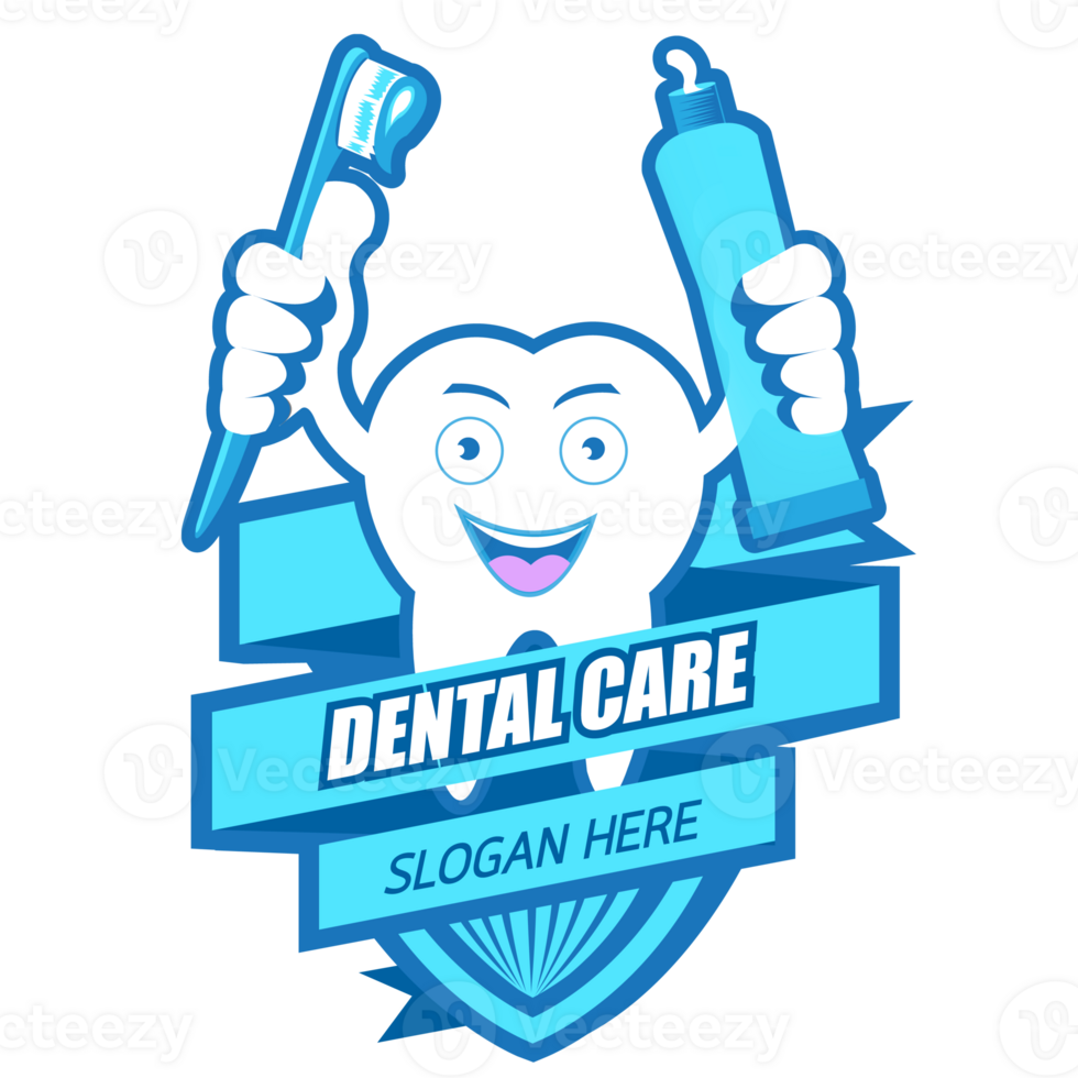 Cartoon Smiling Tooth Symbol Its Dental Care Concept 24675101 Png