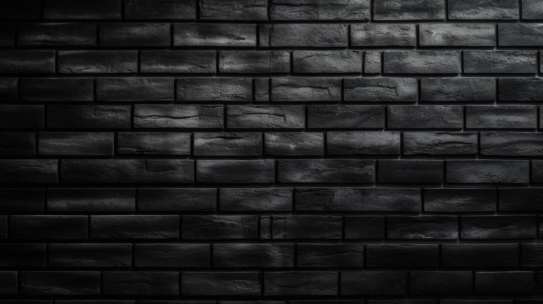 Black brick wall background. Black brick wall texture. Black brick wall background 24677596 ...