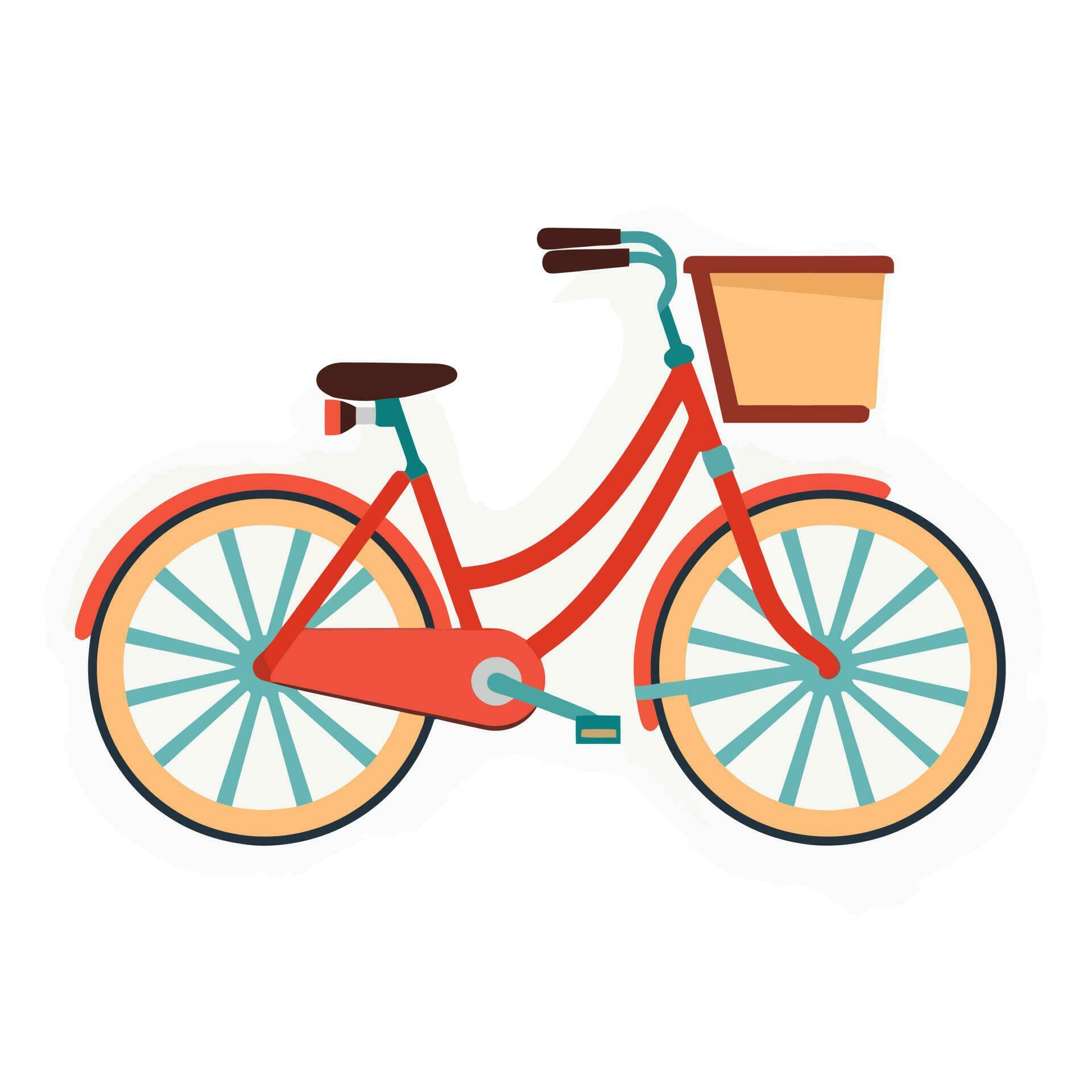 bicicleta icono diseño bicicleta ilustración vehículo dibujos animados vector gráfico 24681193 ...