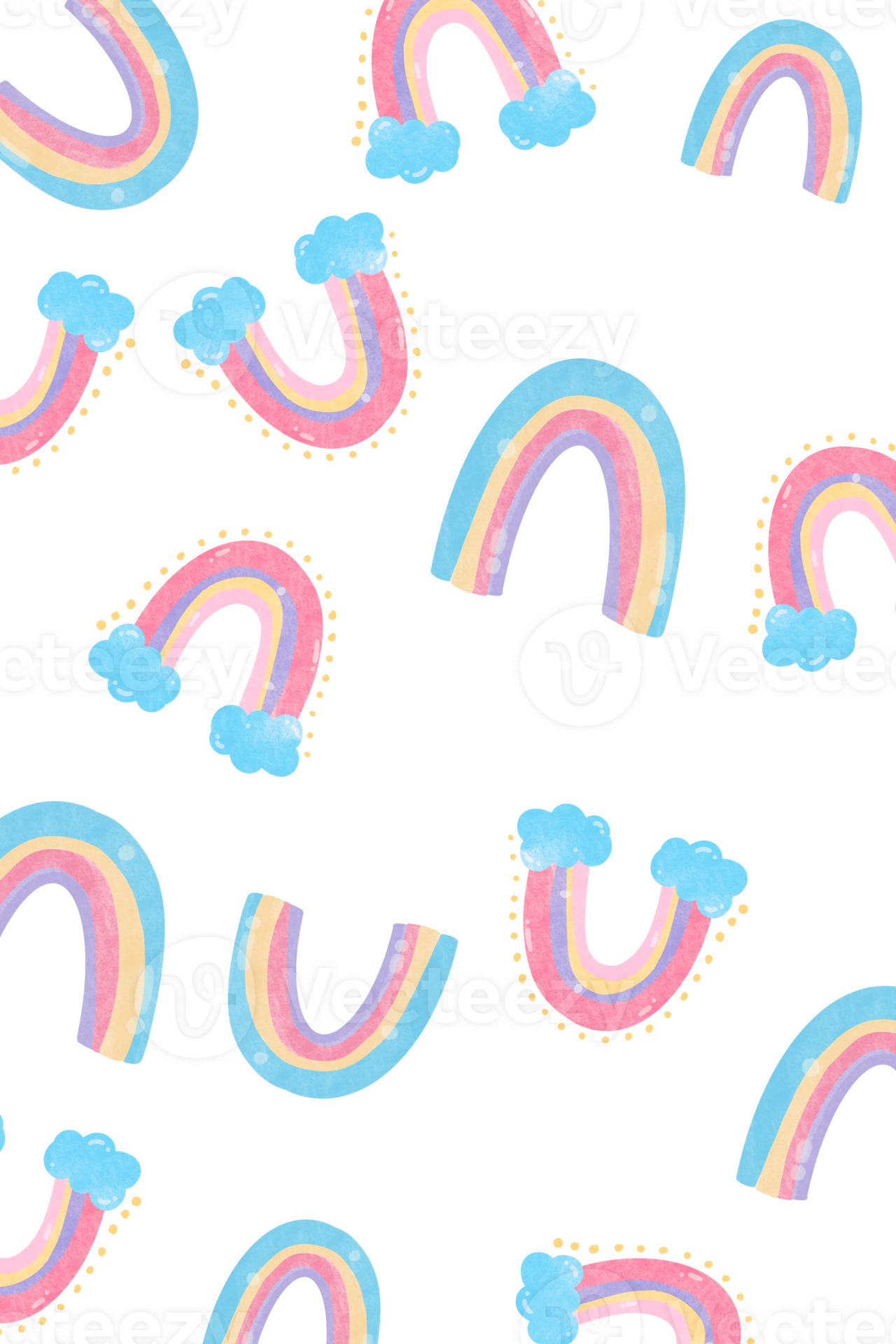 Background Rainbow And Fried Egg Png 24682739 Png