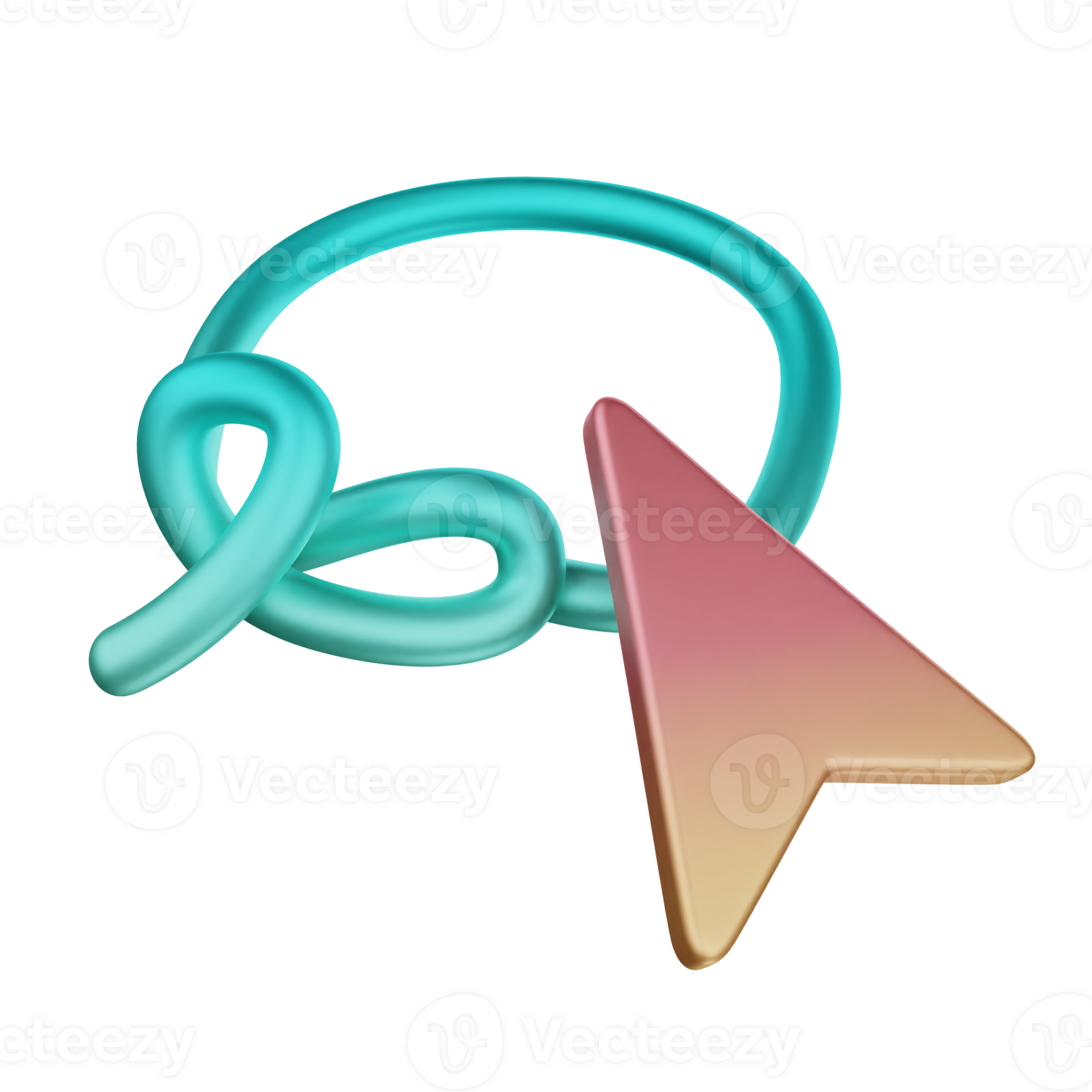 3d Icon Lasso Tool Digital Illustration Concept Icon Render 24683615 Png