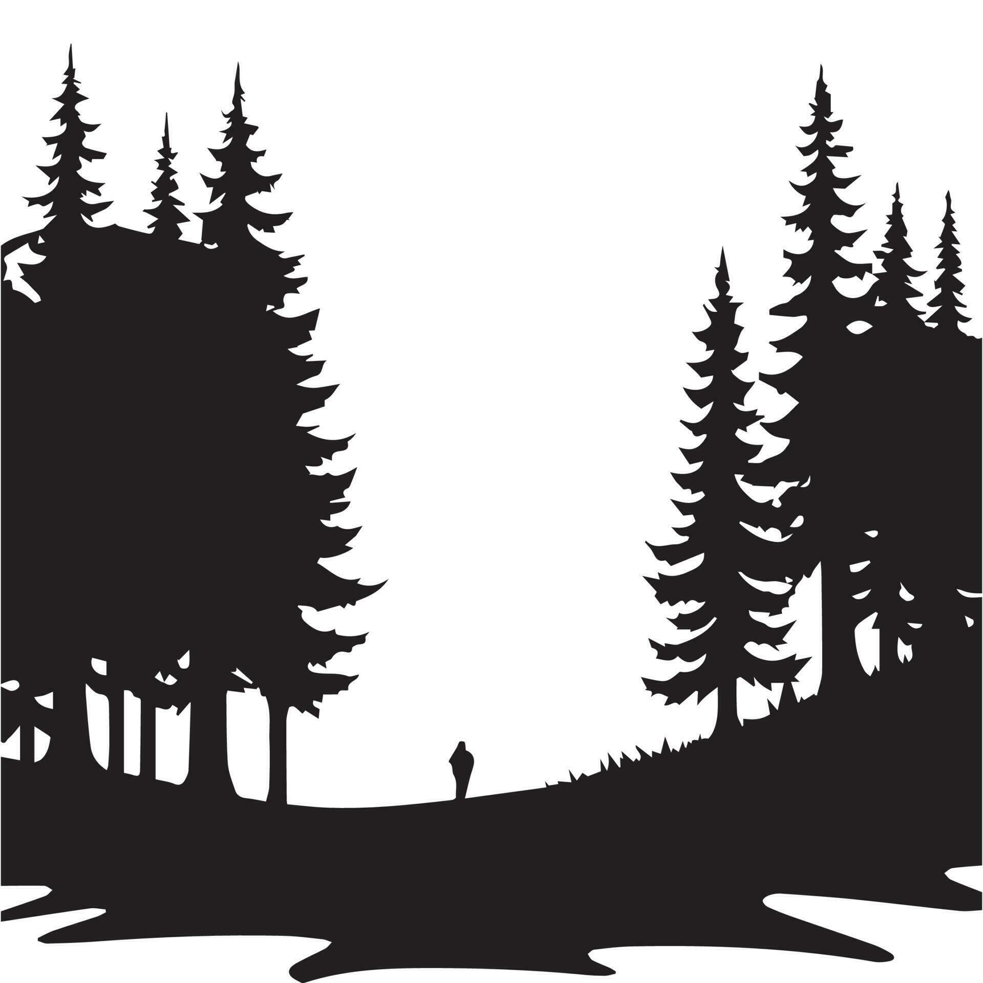 This is a pine tree vector illustration, pine tree vector 24684742 ...