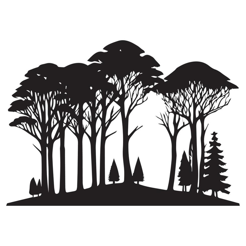 This is a pine tree vector illustration, pine tree vector 24684743 ...