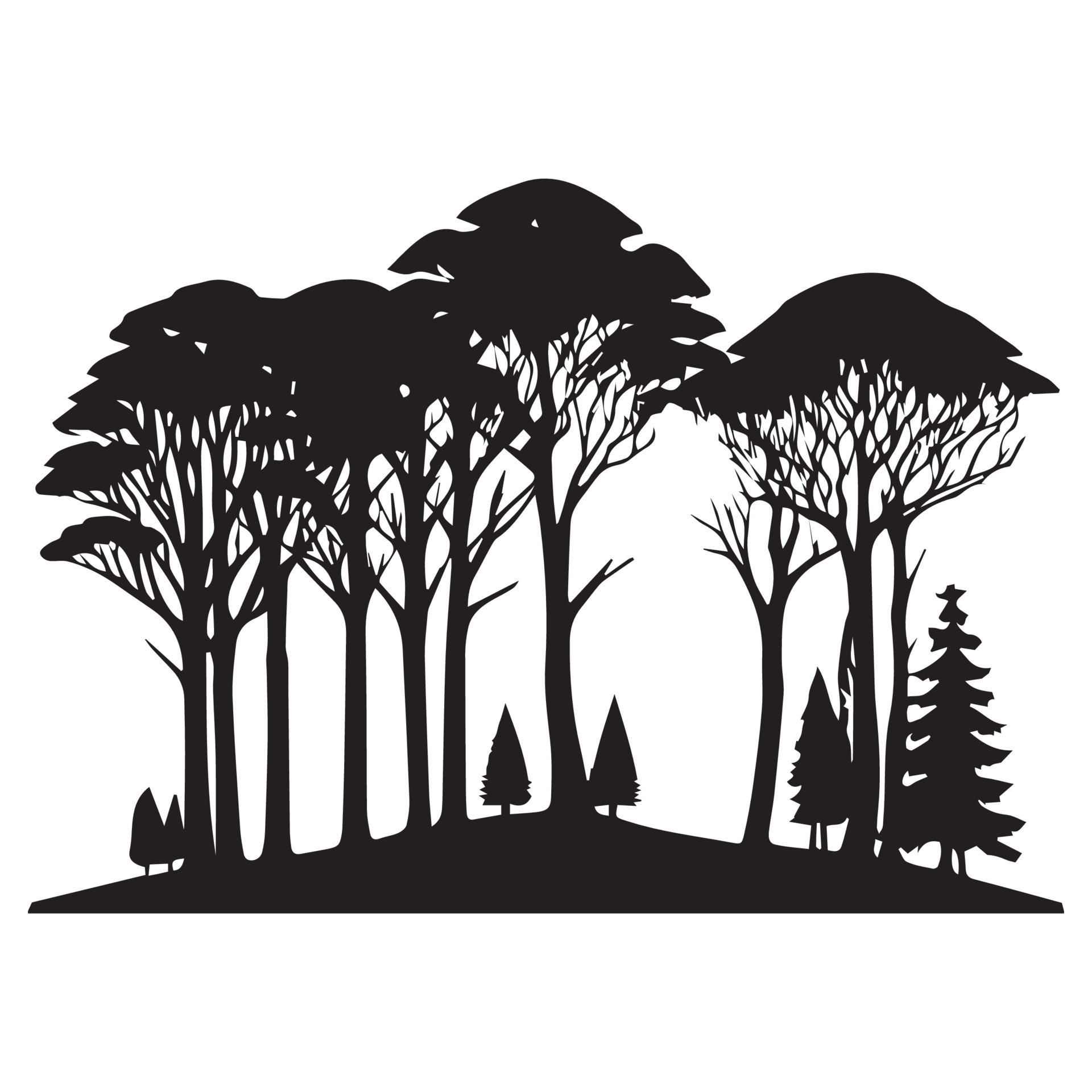 This is a pine tree vector illustration, pine tree vector 24684743 ...