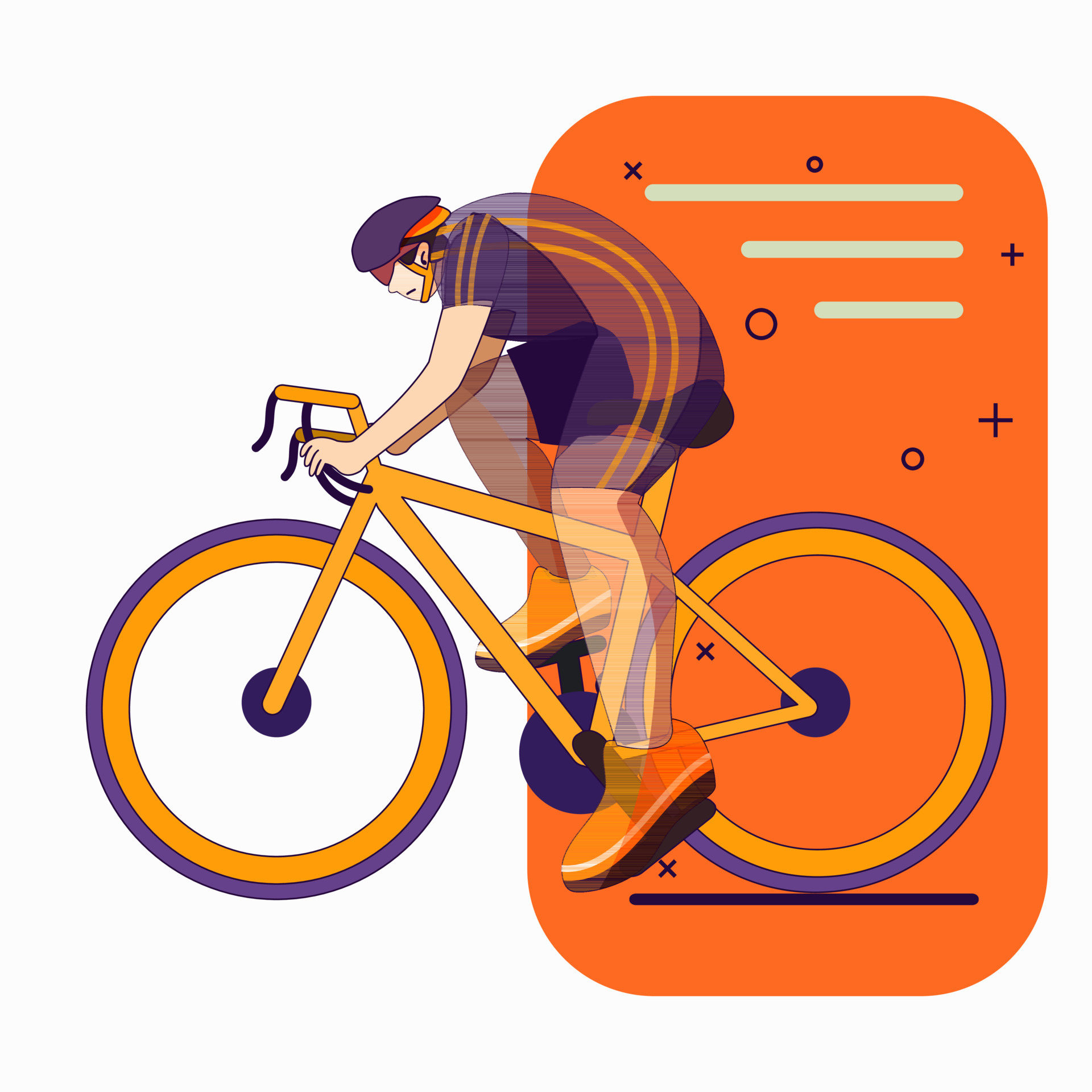 Cyclists Man In Road Bicycle Racing Flat Design 24692222 Vector Art At cyclists-man-in-road-bicycle-racing-flat-design-24692222-vector-art-at