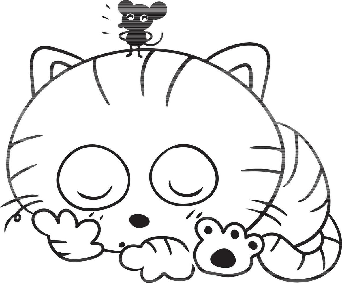 cartoon doodle kawaii anime coloring page cute illustration drawing ...
