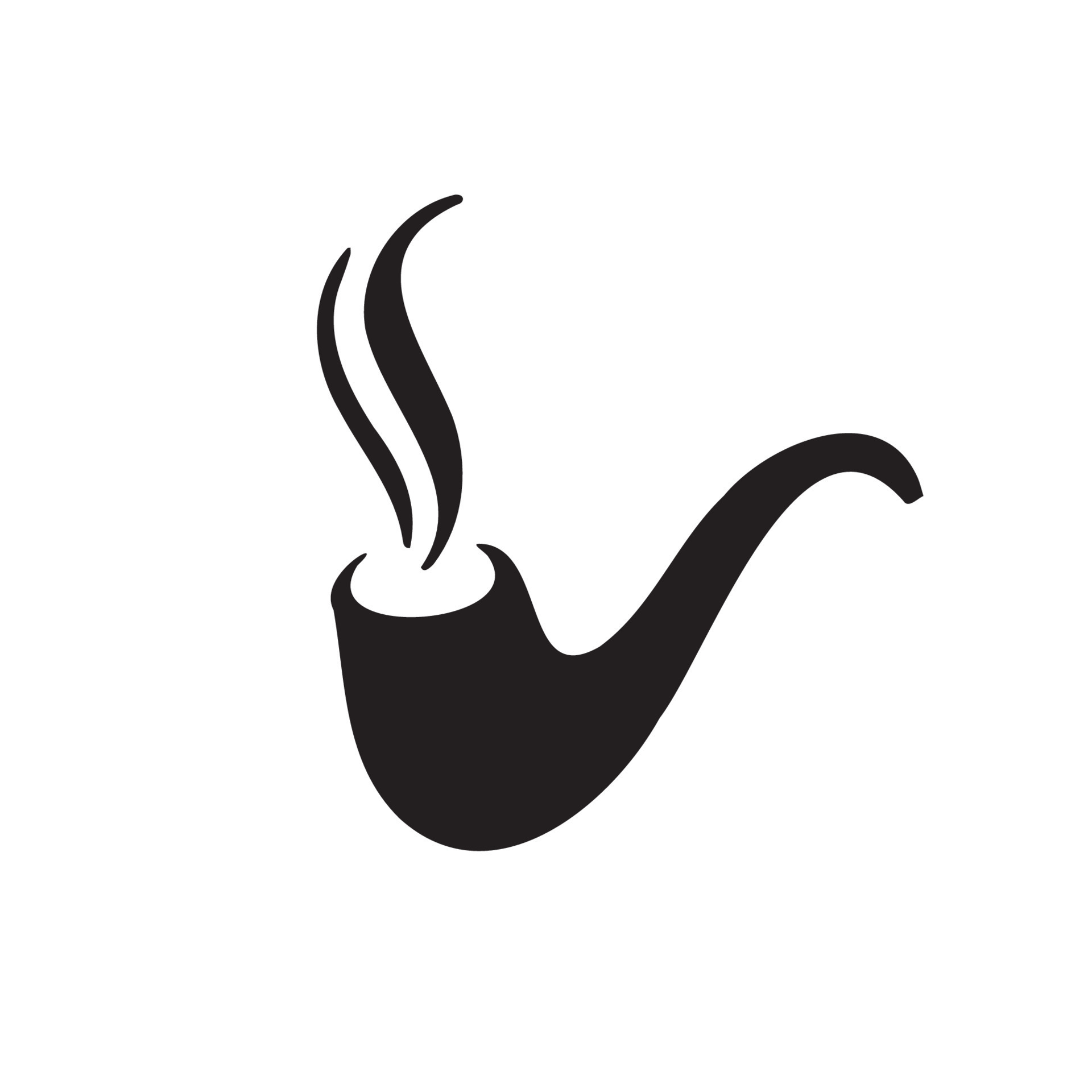 smoking pipe icon clipart logo 24693003 Vector Art at Vecteezy