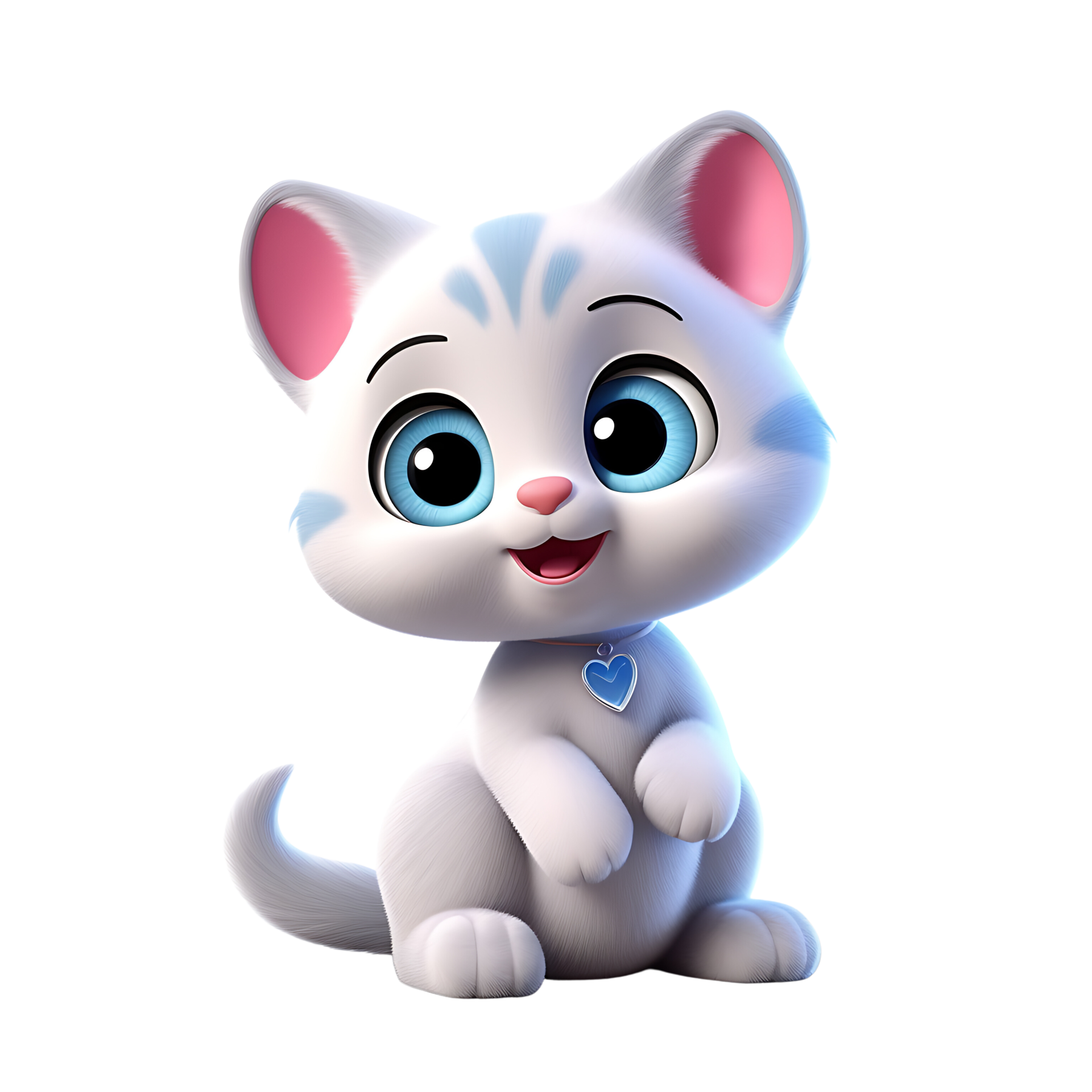 3d Realistic Cute Cat 24693866 Png