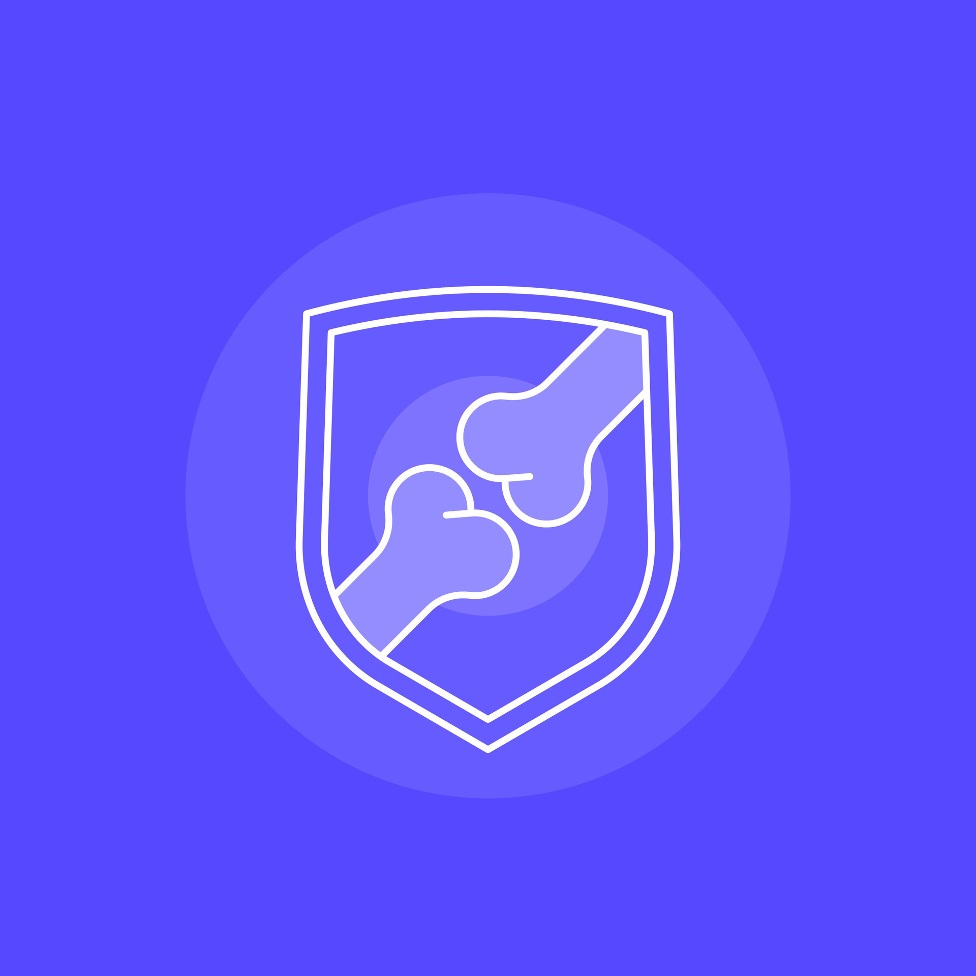 joint protection icon with a shield, vector 24694513 Vector Art at Vecteezy