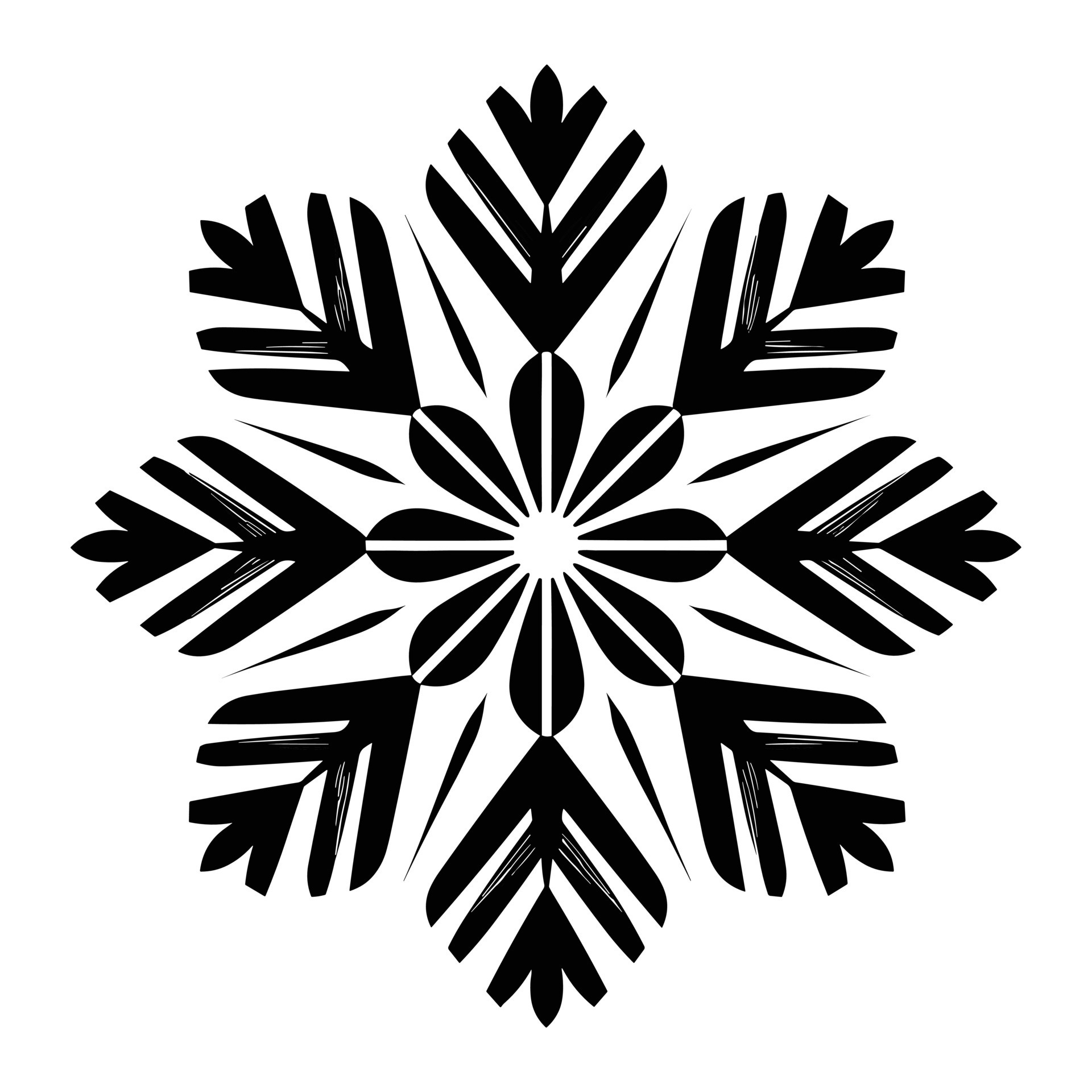 Merry Christmas Snowflake 24697900 Vector Art at Vecteezy