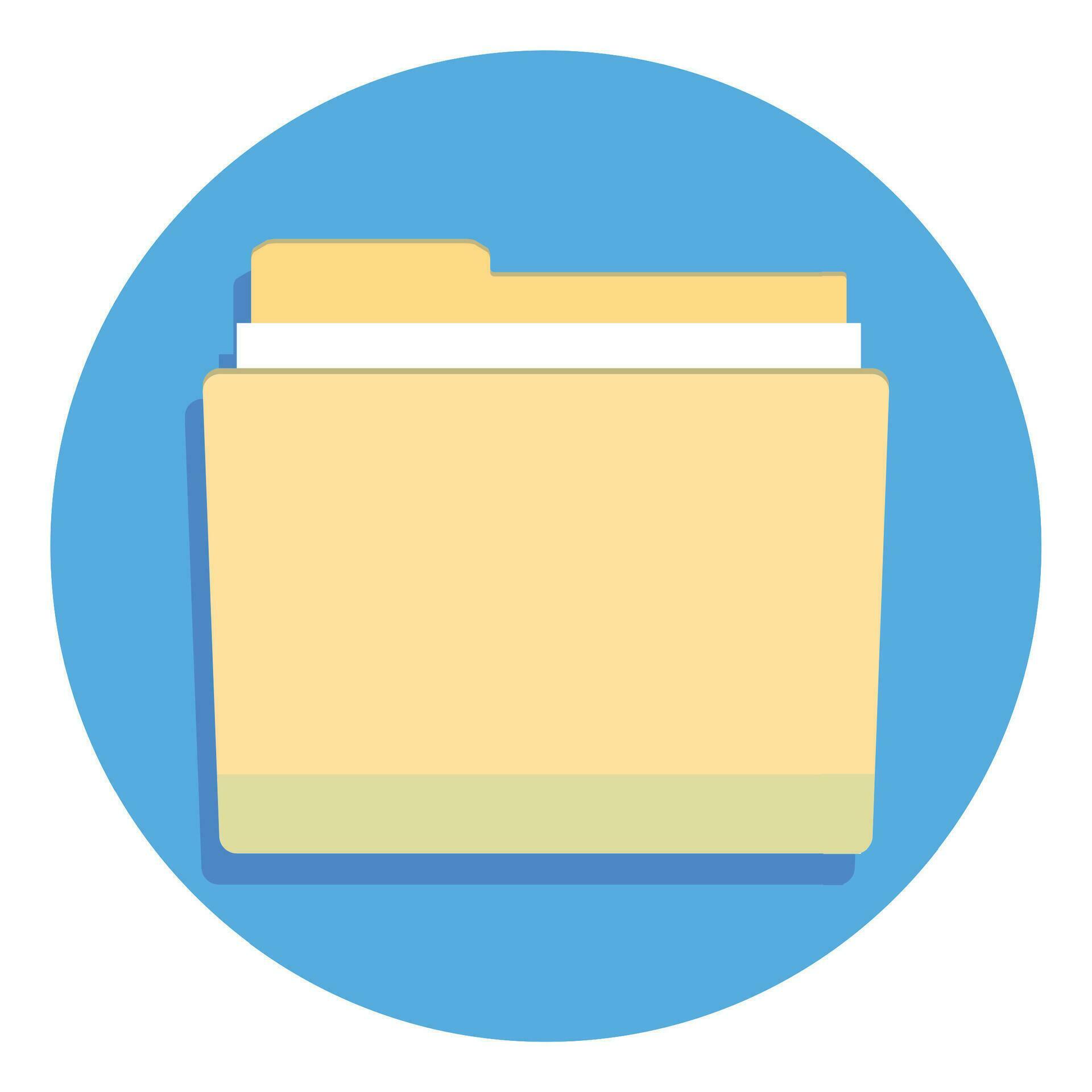 Yellow folder for documents. Folder icon, file folder template, vector ...