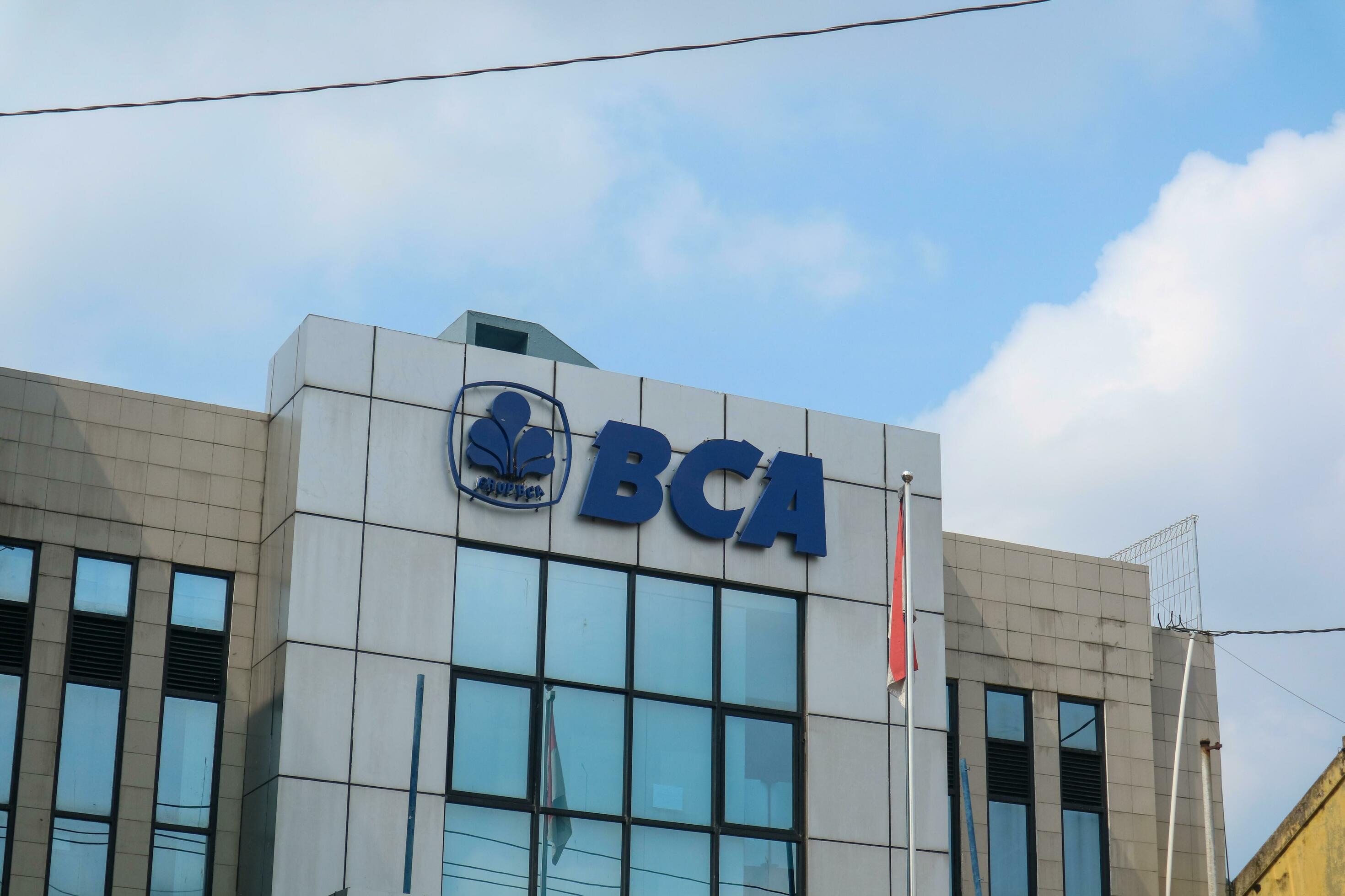 Yogyakarta, Indonesia - March 20, 2023 - Bank BCA exterior building. Bank Central Asia Tbk is ...