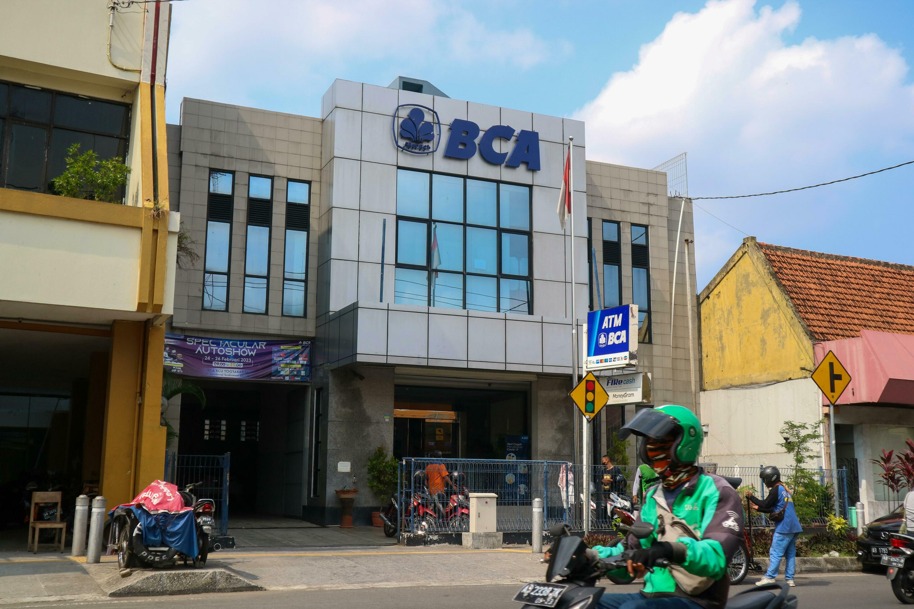 Yogyakarta, Indonesia - March 20, 2023 - Bank BCA exterior building. Bank Central Asia Tbk is ...
