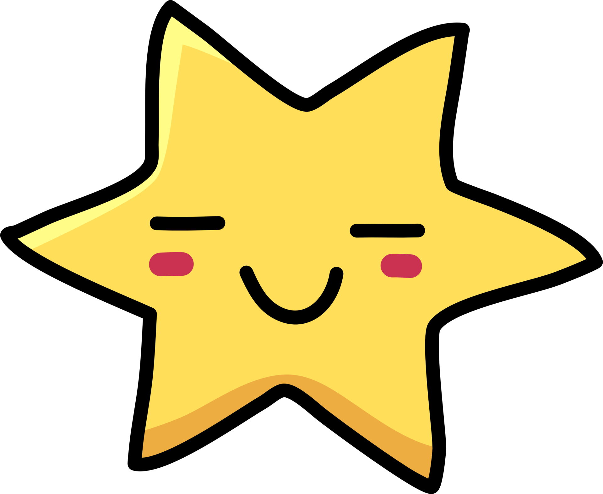 Star cartoon character element 24703304 PNG