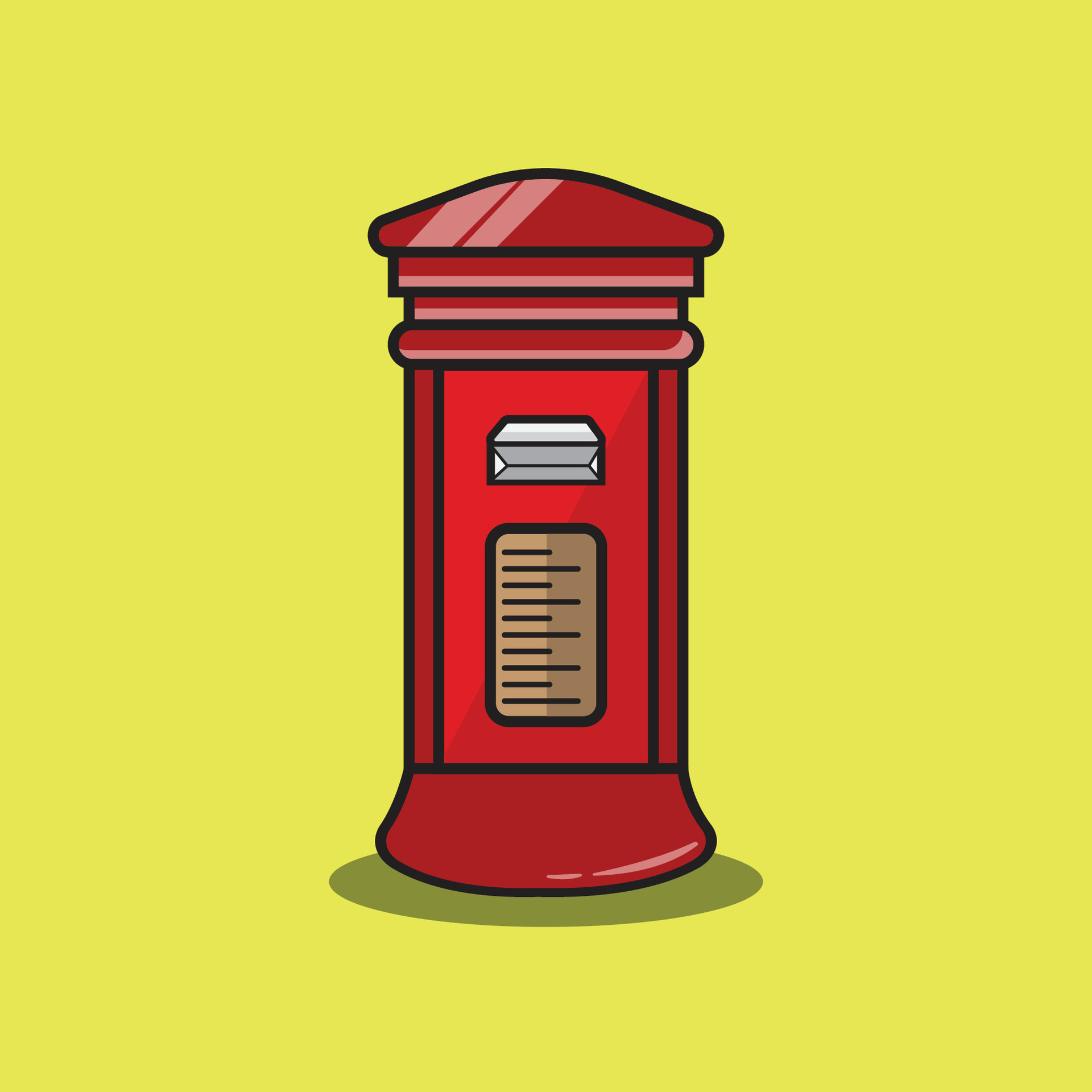 mail post vector, mail icon 24708391 Vector Art at Vecteezy
