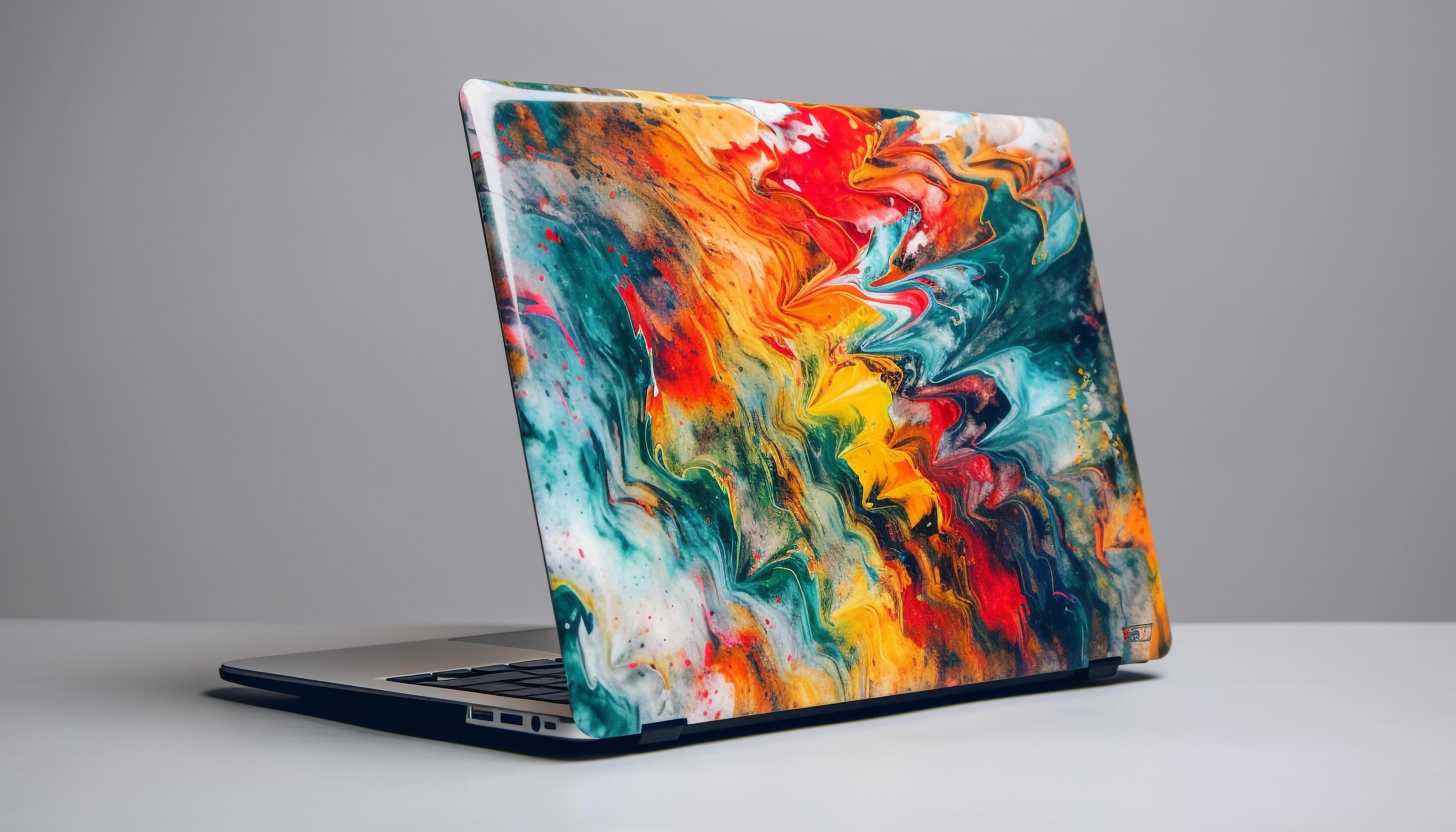 Vibrant colors splashing on paper, messy creativity generated by AI ... Vibrant colors splashing on paper, messy creativity generated by AI ...