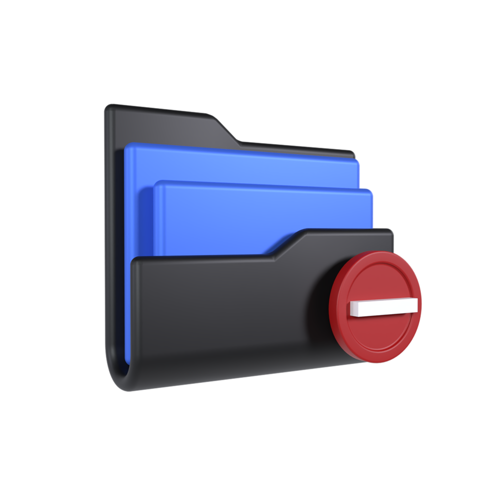 Delete Folder 3D Icon 24724890 PNG Delete Folder 3D Icon 24724890 PNG