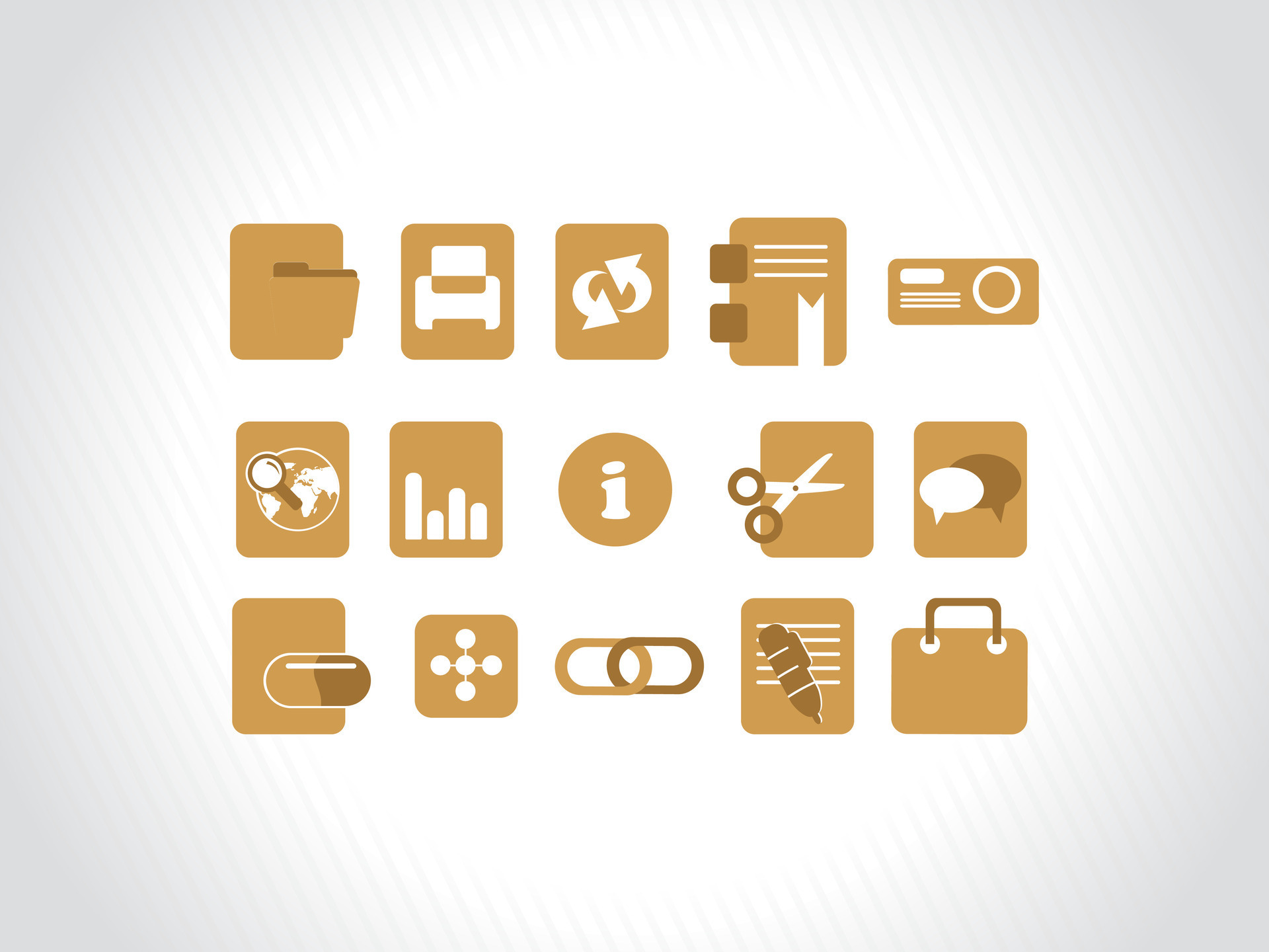 Web mail icons set for websites, web applications. email applications ...