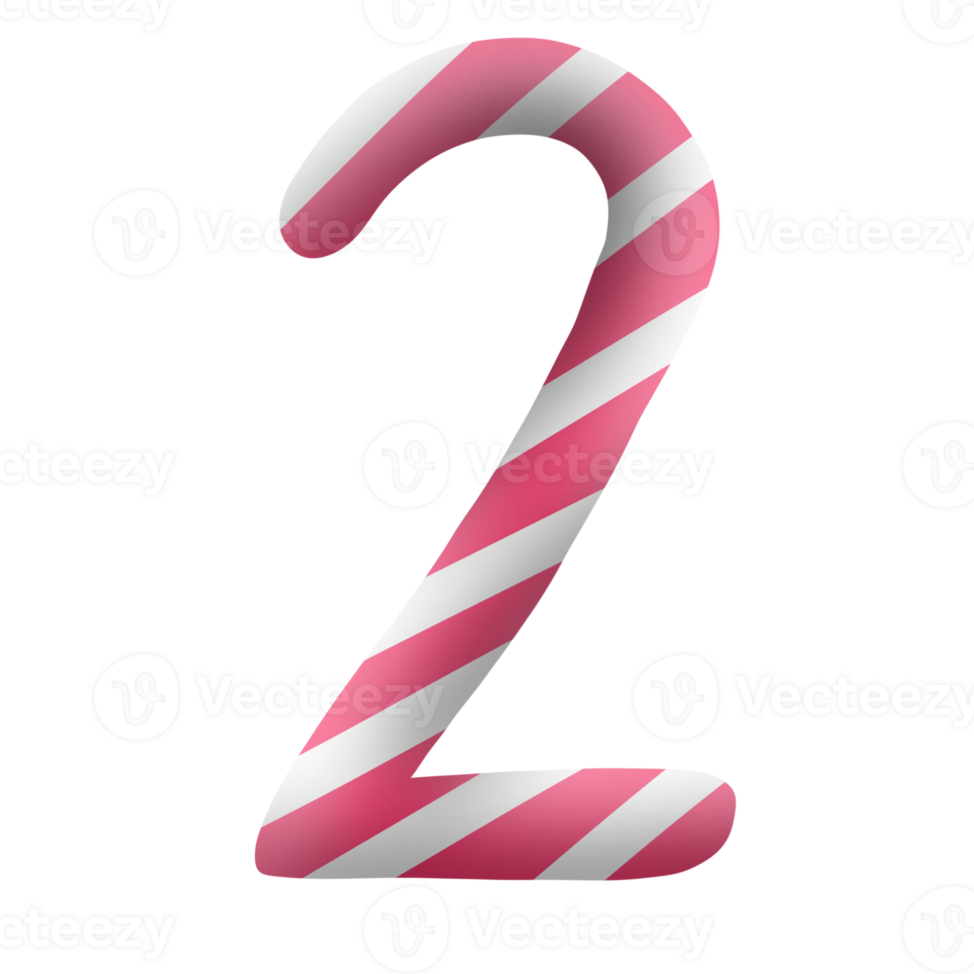 Candy cane number 24727988 PNG