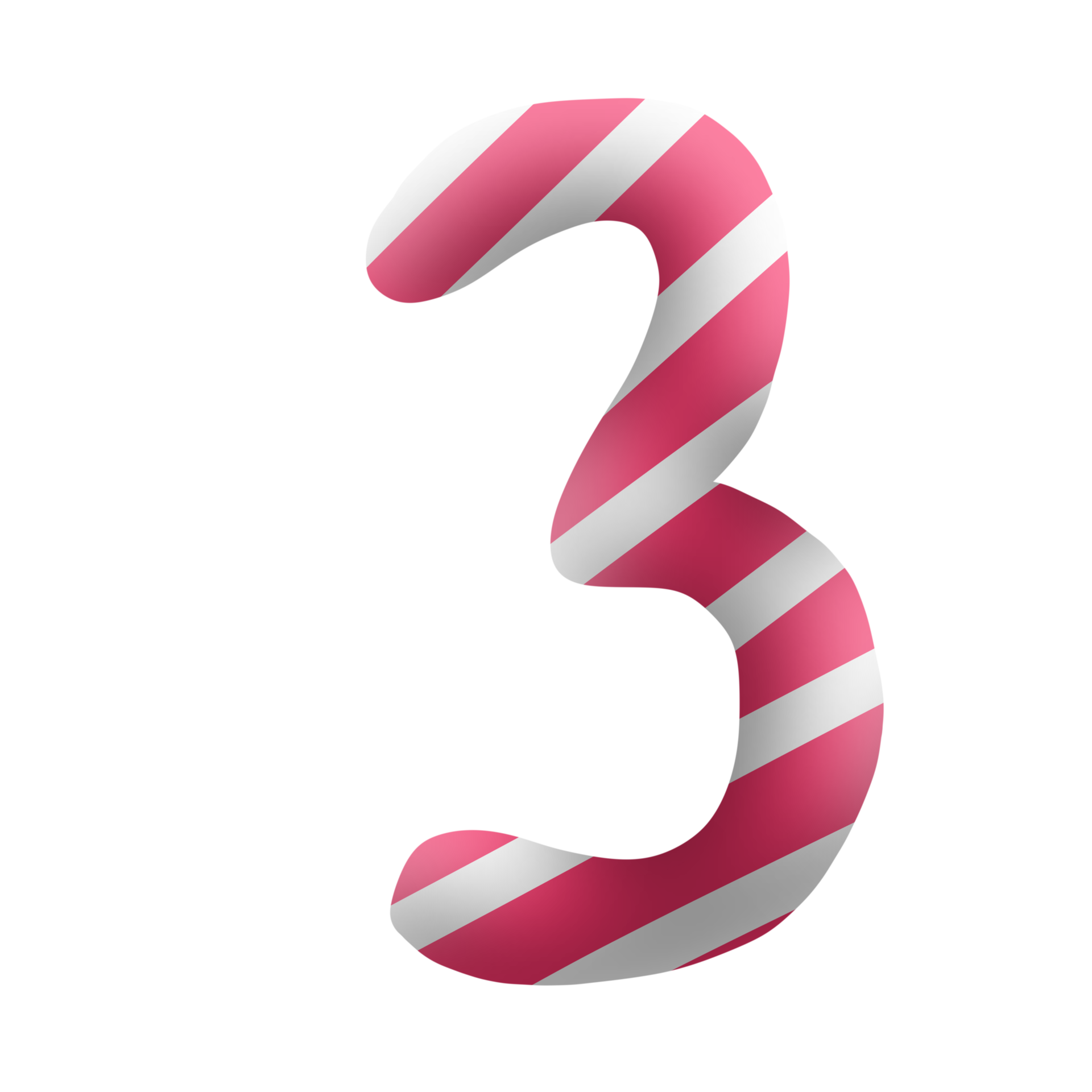 Candy cane number 24727998 PNG