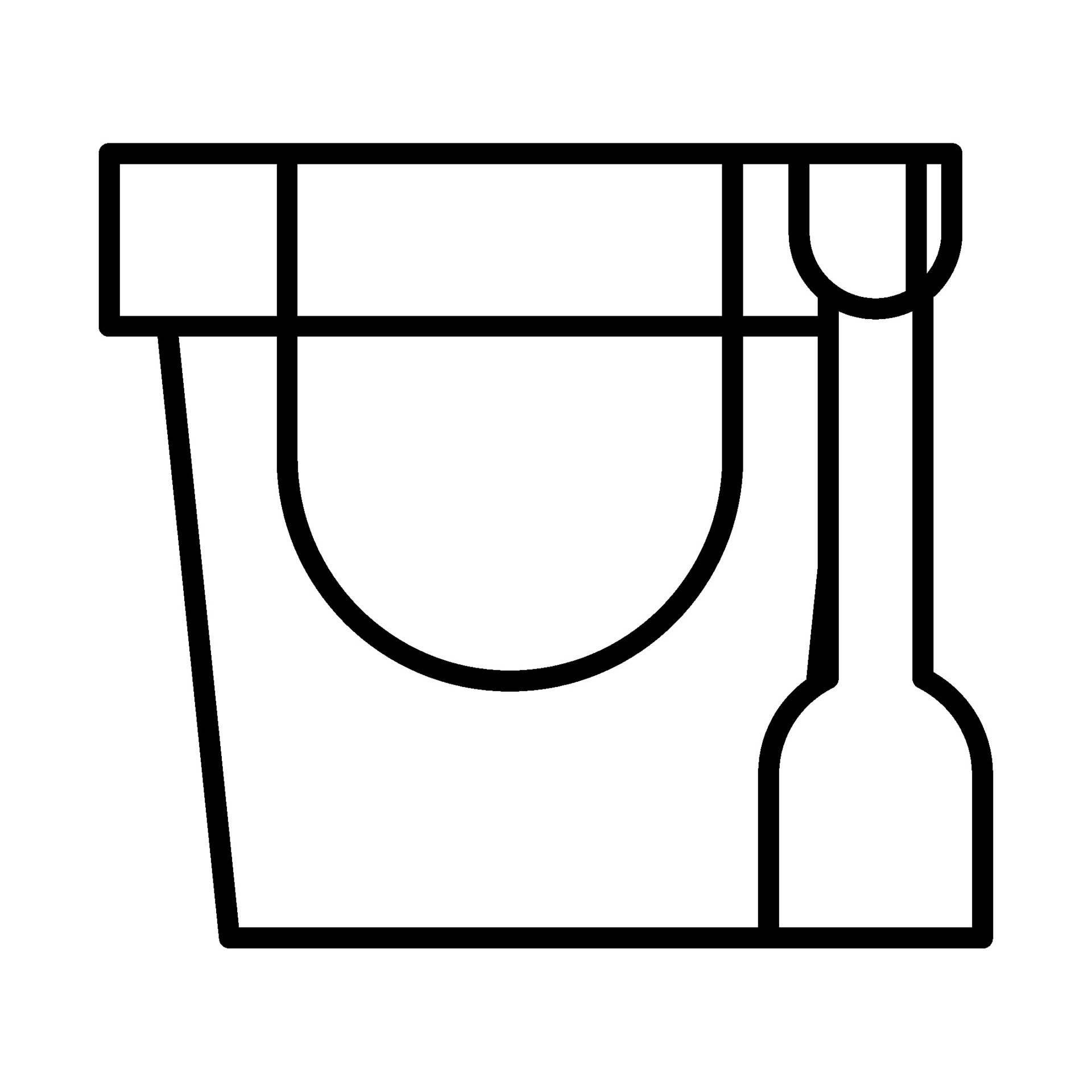 Cubeta Y Pala Línea Icono Aislado 24730236 Vector En Vecteezy