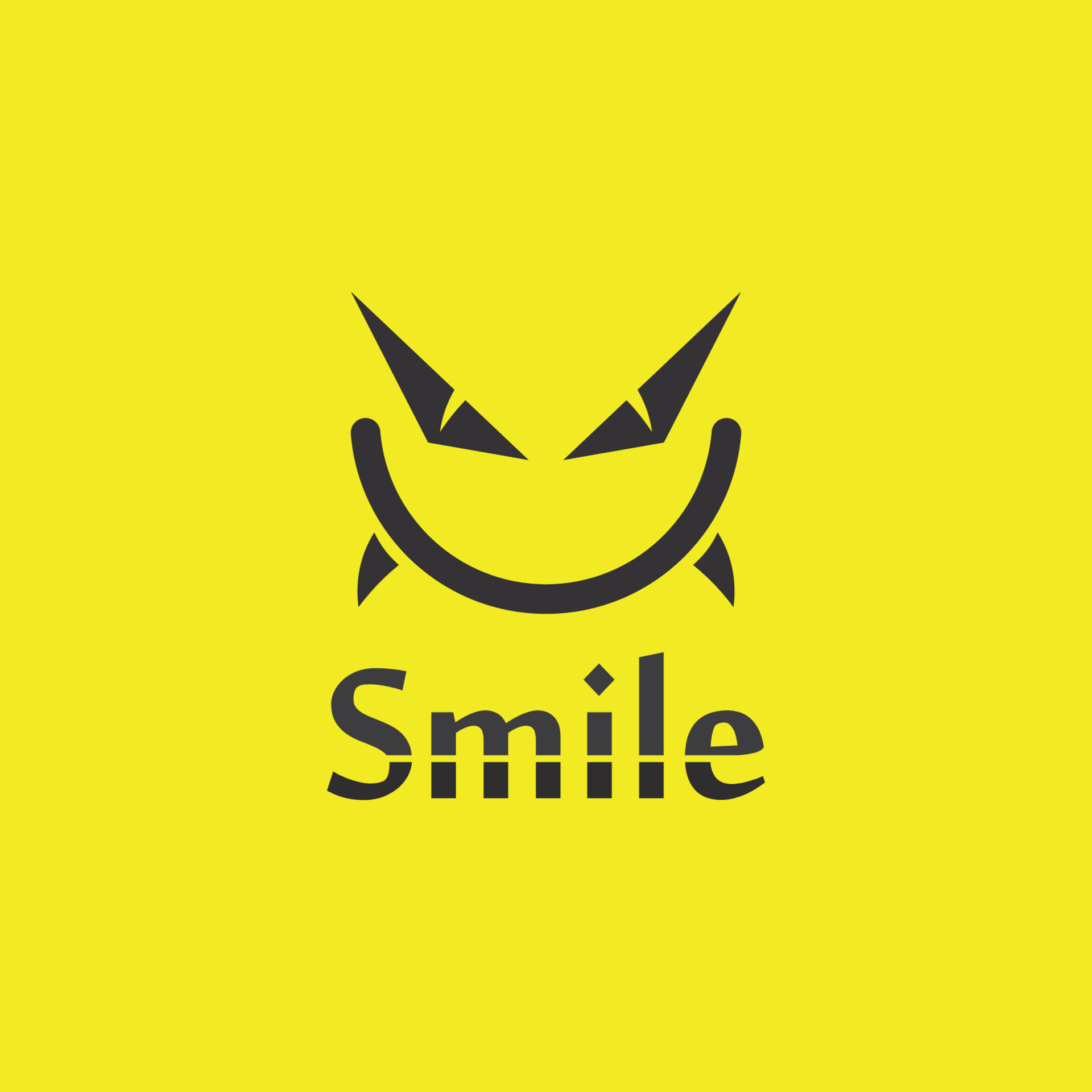 smile icon, smile, logo vector design happy emoticon Business, funny ...