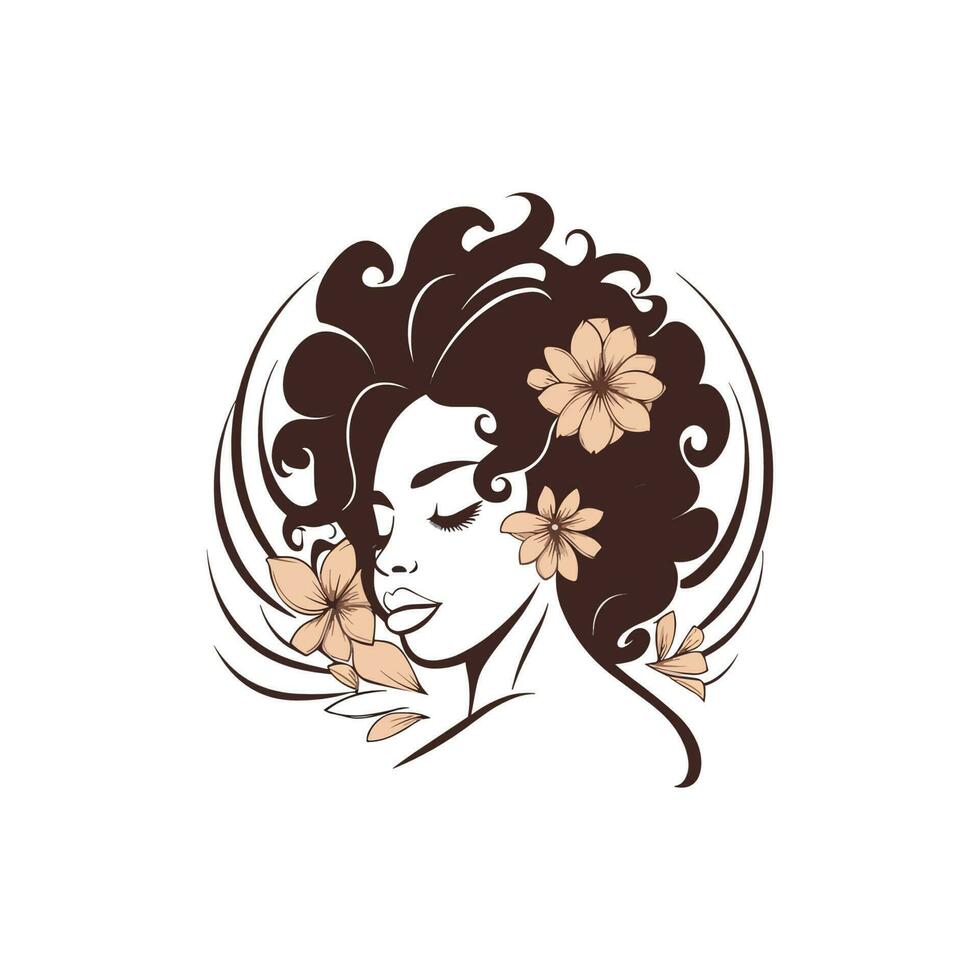 Beautiful Girl Vector Illustration 24739362 Vector Art At Vecteezy
