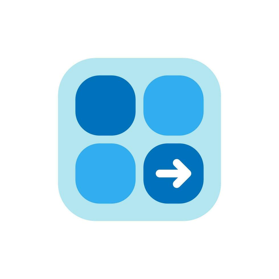 More Menu Button Concept Illustration Flat Design Icon Vector Eps10 Modern Graphic Ui Element