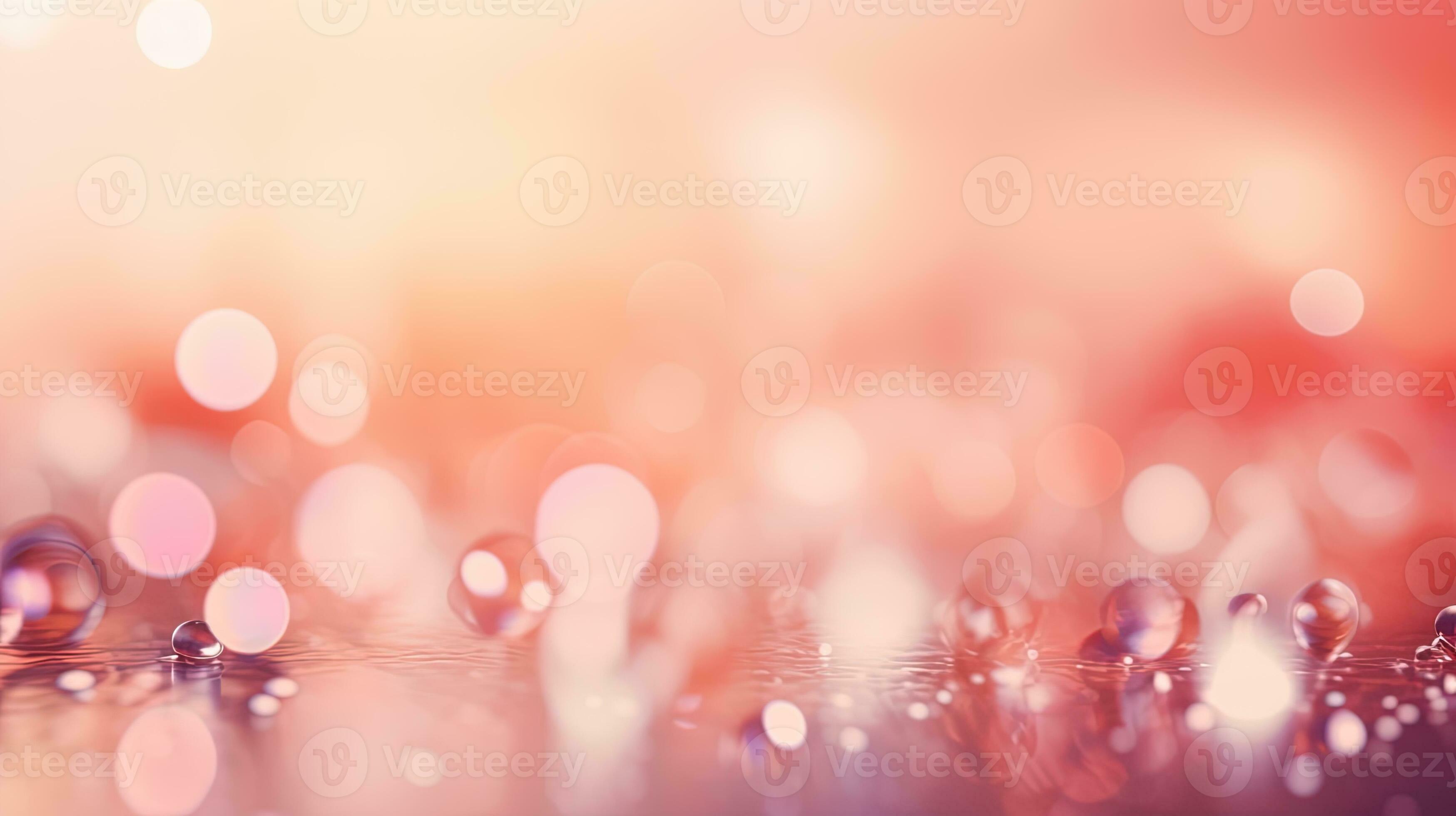 Abstract of bokeh pink pastel background glitters shimmering blur spot lights Bokeh Shiny rose ...