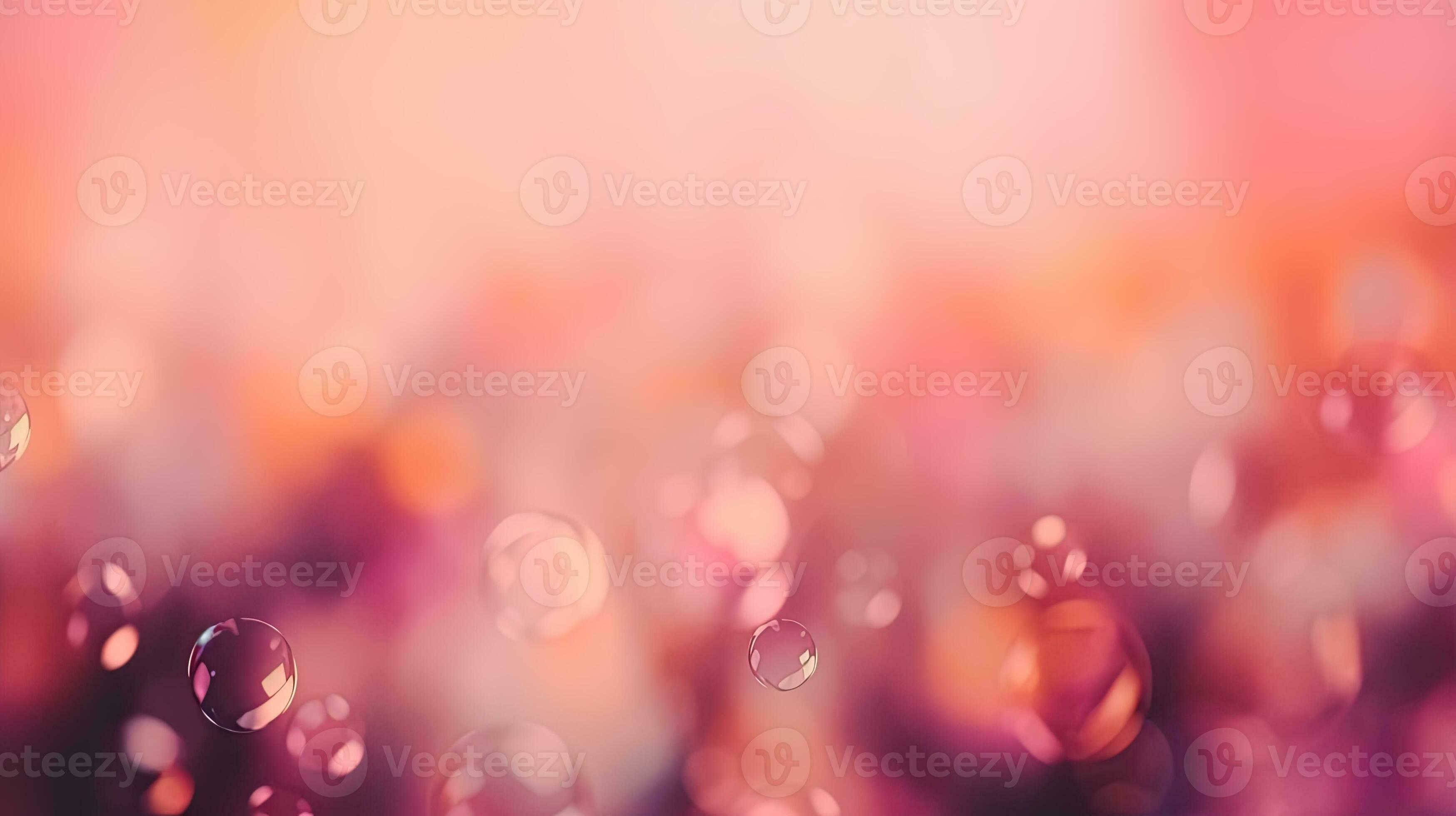 Abstract of bokeh pink pastel background glitters shimmering blur spot lights Bokeh Shiny rose ...