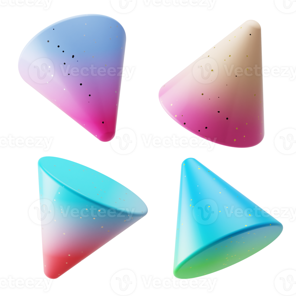 3d Cone Shaded