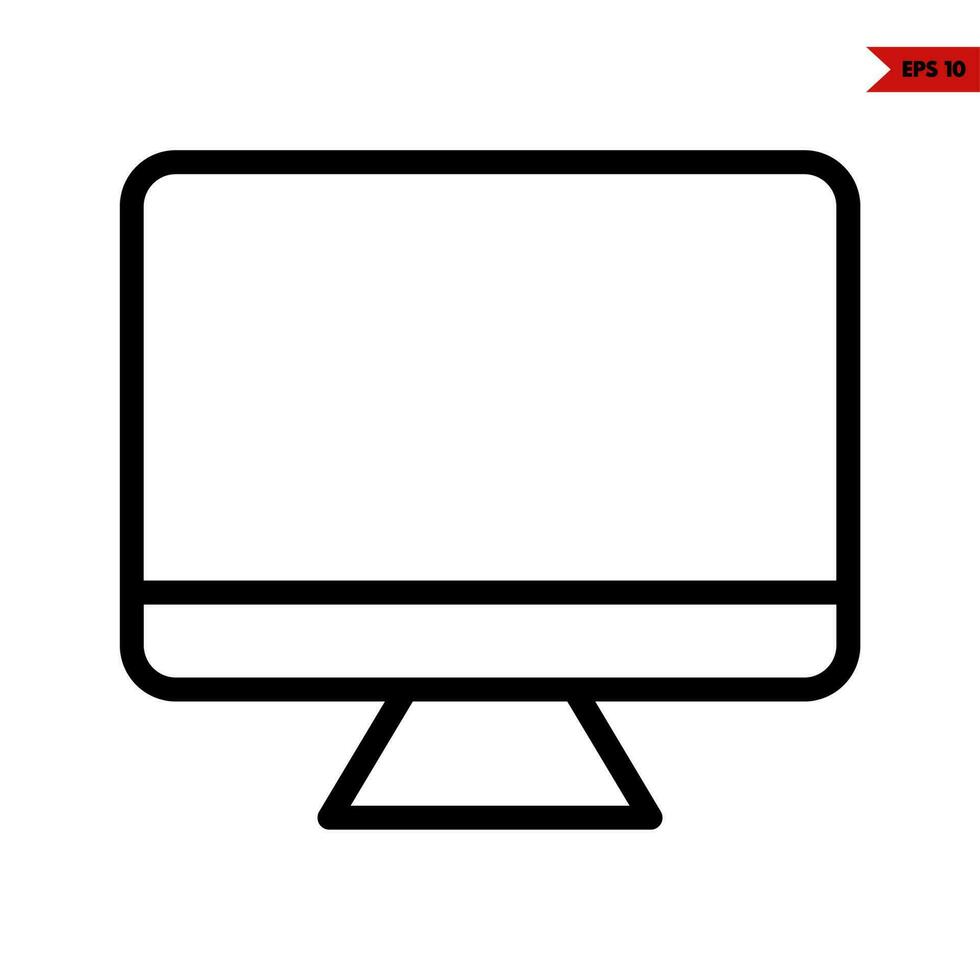 computer line icon 24755426 Vector Art at Vecteezy