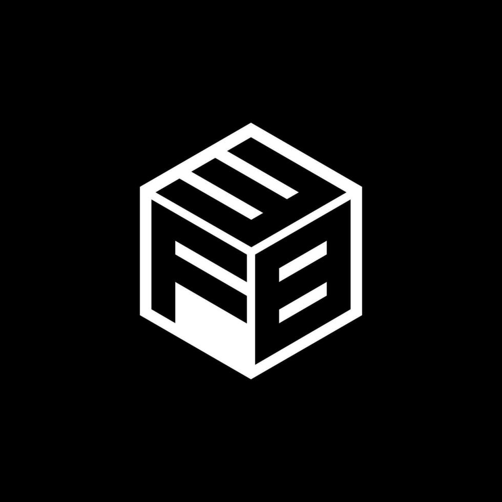 FBW letter logo design in illustration. Vector logo, calligraphy designs for logo, Poster ...