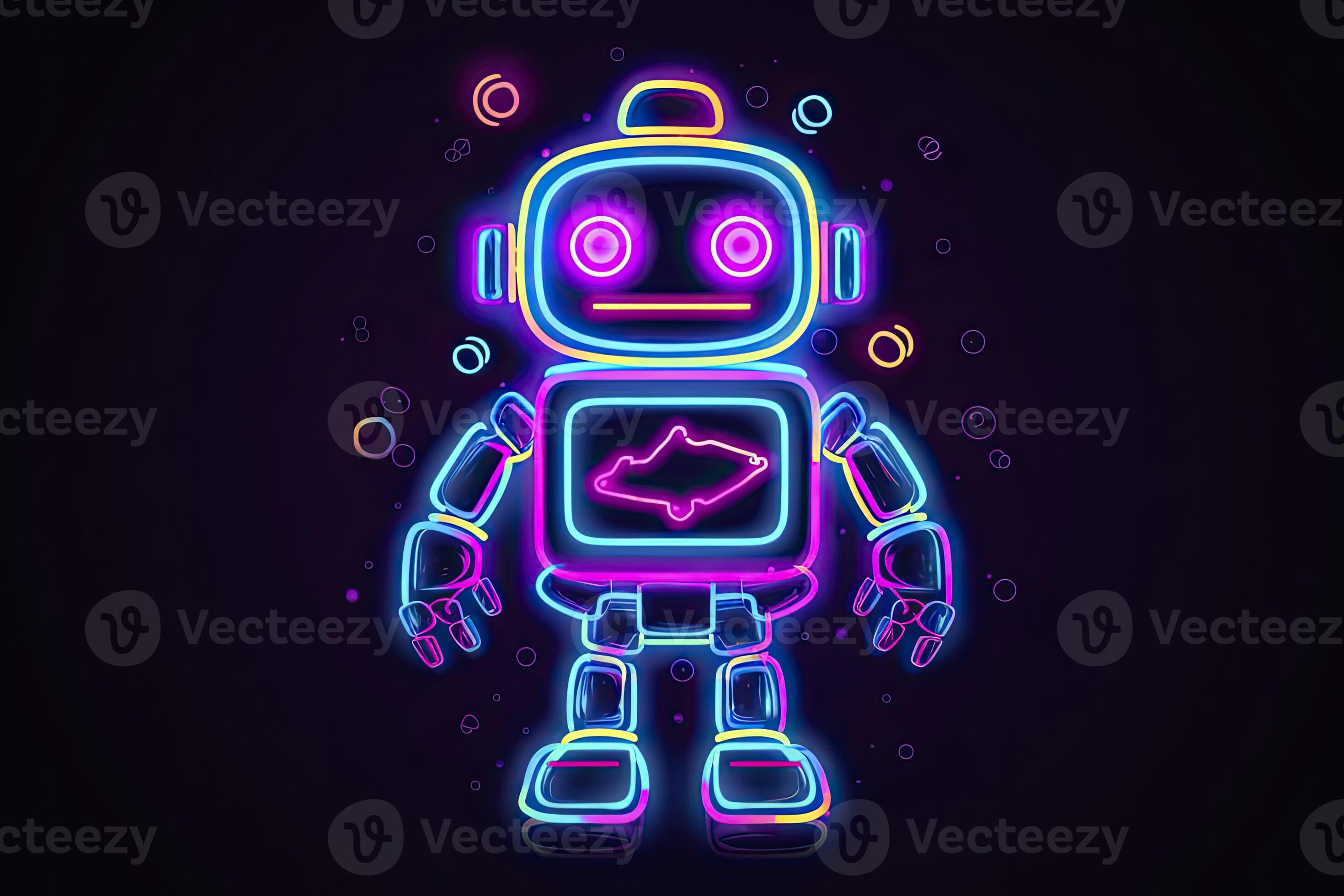 Robot Icon Bot Sign Design Chatbot Symbol Concept Voice Support