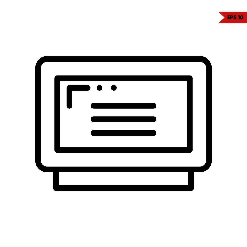 computer line icon 24756434 Vector Art at Vecteezy