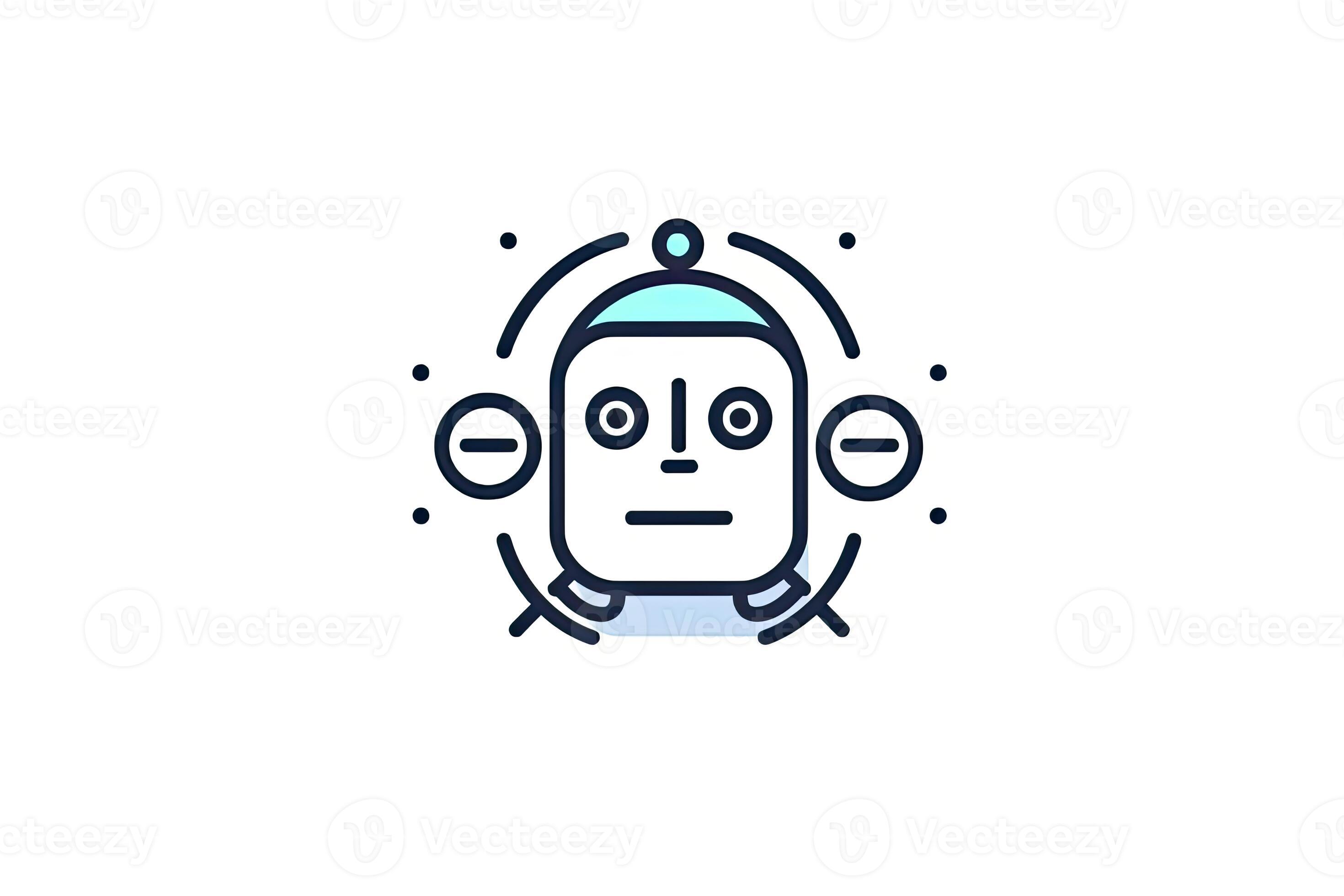 Ai Robot thin line icon. Creative simple design from artificial intelligence icons collection ...