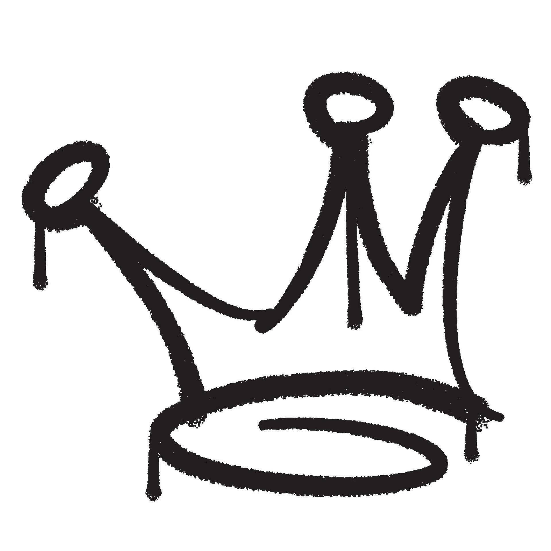 Vector graffiti spray paint crown isolated vector illustration 24756900 ... Vector graffiti spray paint crown isolated vector illustration 24756900 ...