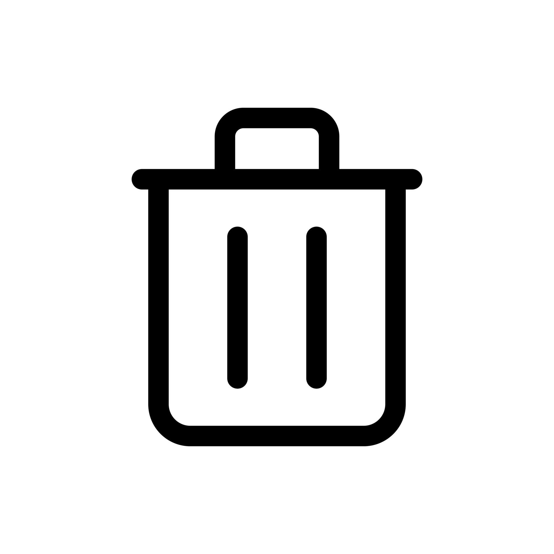 Simple Delete icon. The icon can be used for websites, print templates ...